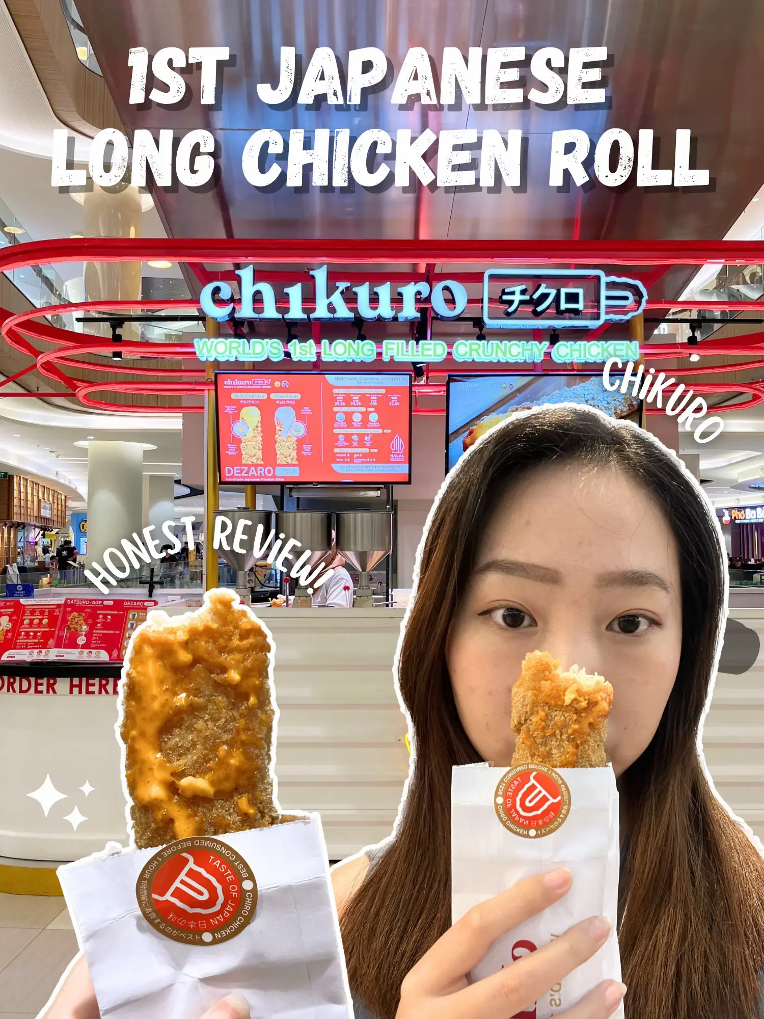 CHIKURO | japanese long chicken roll 🍗 | Galeri diposting oleh Melisa | Lemon8