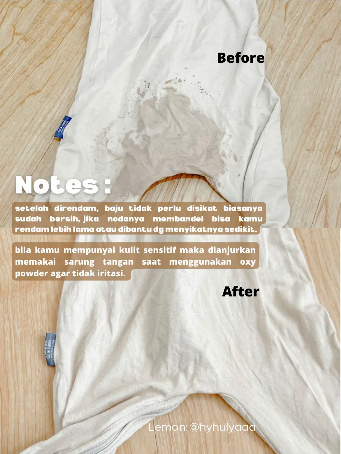 Lifehack hilangkan noda cokelat di baju | แกลเลอรีที่โพสต์โดย Korean room | Lemon8