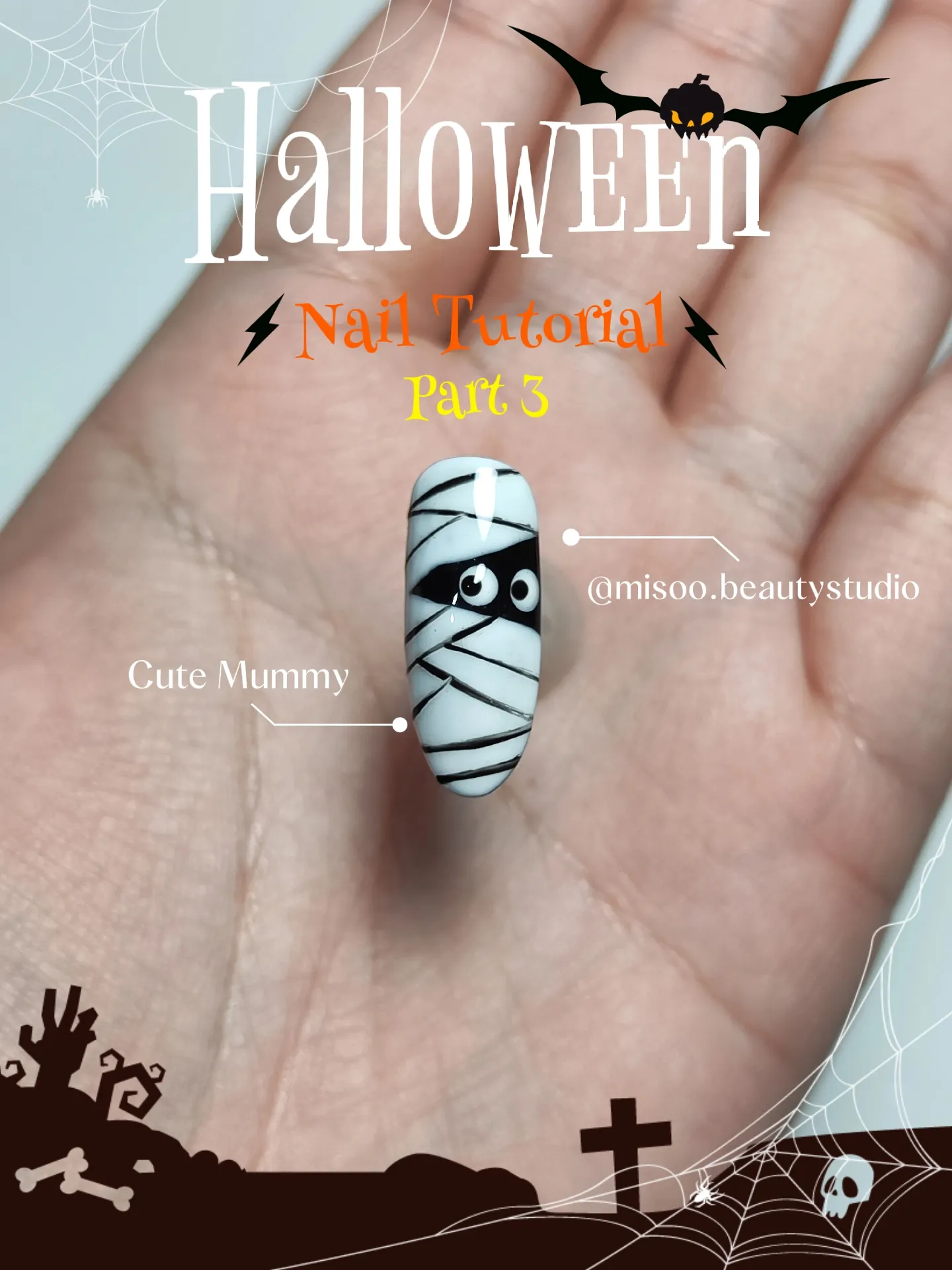 Halloween Nail Tutorial | Gallery posted by Misoo | Lemon8