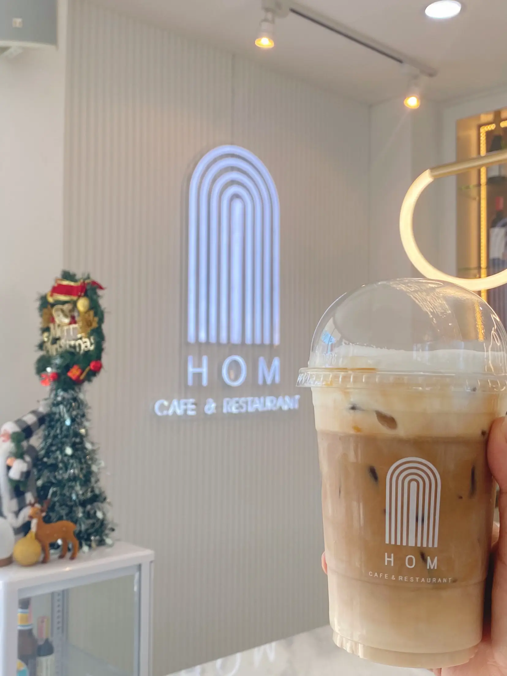 🥤Hom Cafe & Restaurant คาเฟ่เปิดใหม่สี่แยกการไฟฟ้า ปากน้ำ | แกลเลอรีที่ ...