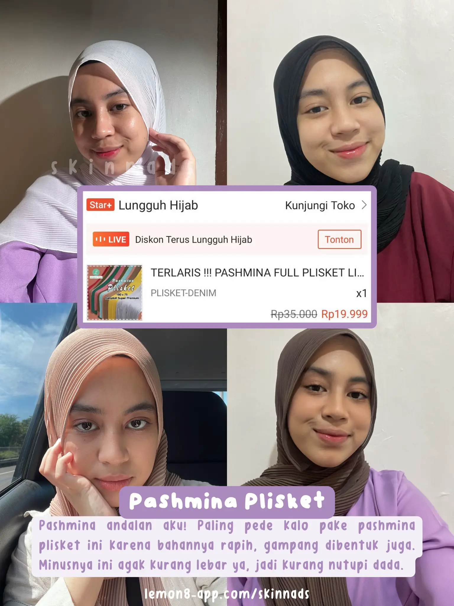 SPILL TOKO JILBAB ONLINE LANGGANAN! Bagus2 bgt🫶🥹 | Galeri diposting oleh Nadiah A | Lemon8