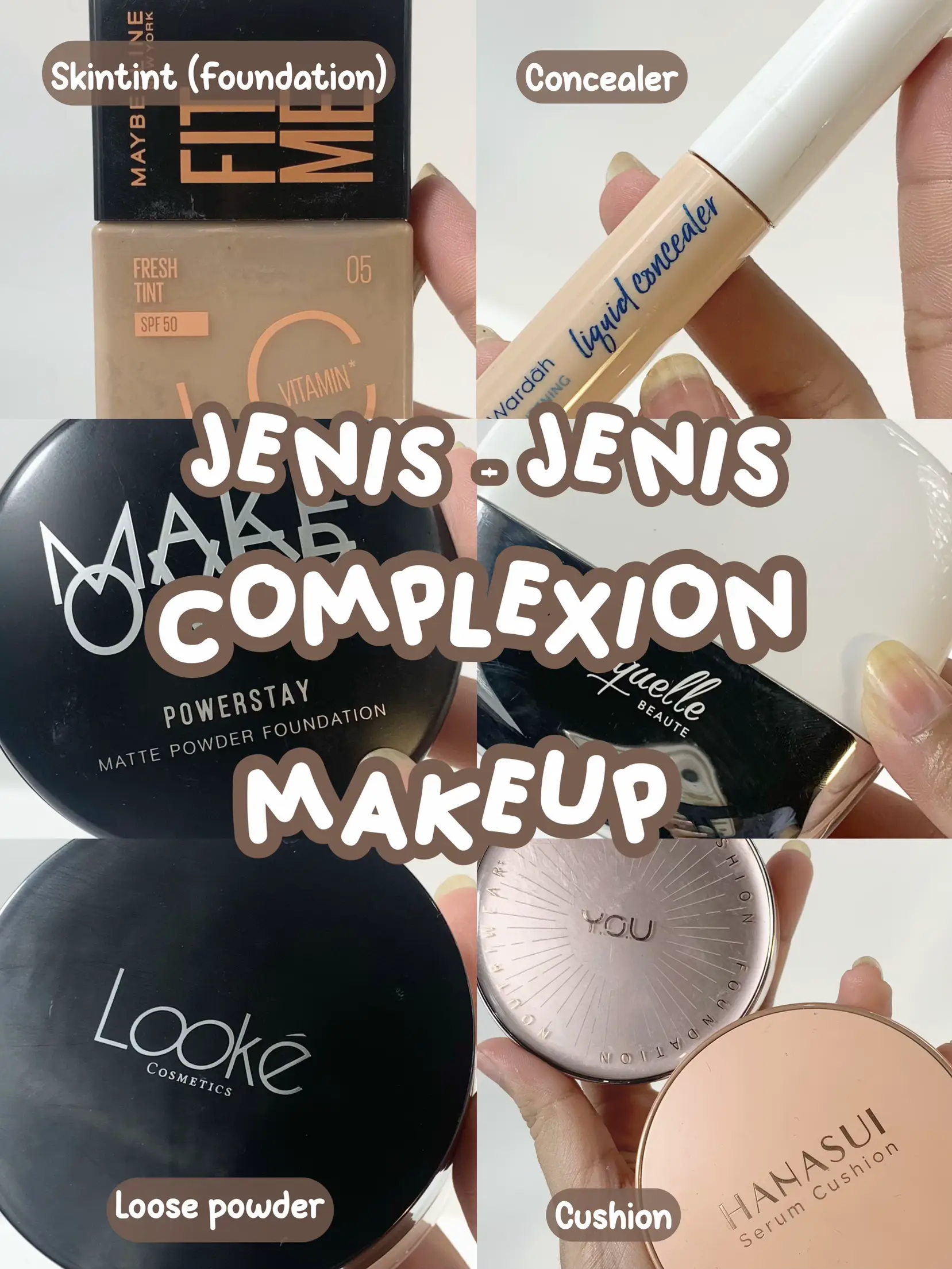JENIS JENIS COMPLEXION MAKEUP WAJIB PUNYA 🍋 | แกลเลอรีที่โพสต์โดย Sara ...