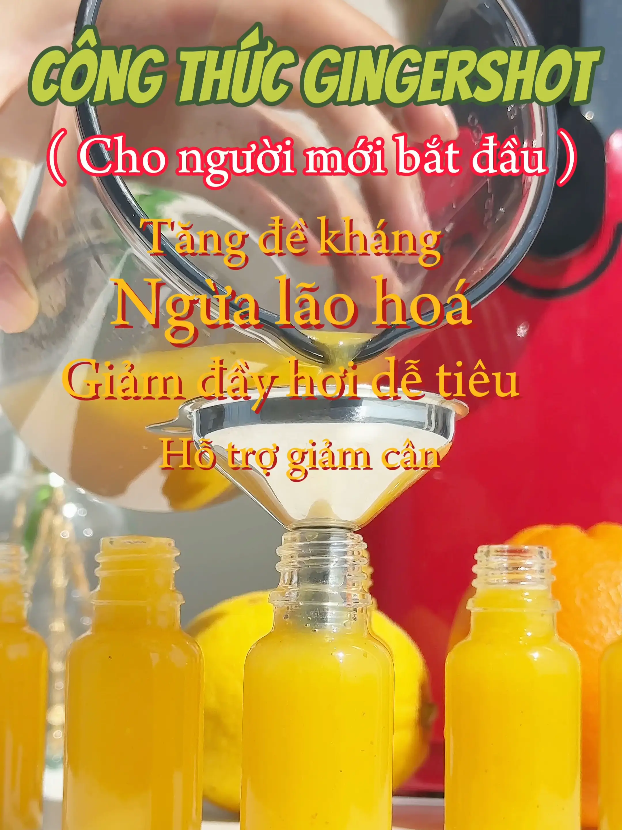 Công thức gingershot cả nhà lư | วิดีโอที่เผยแพร่โดย Healthy drink | Lemon8