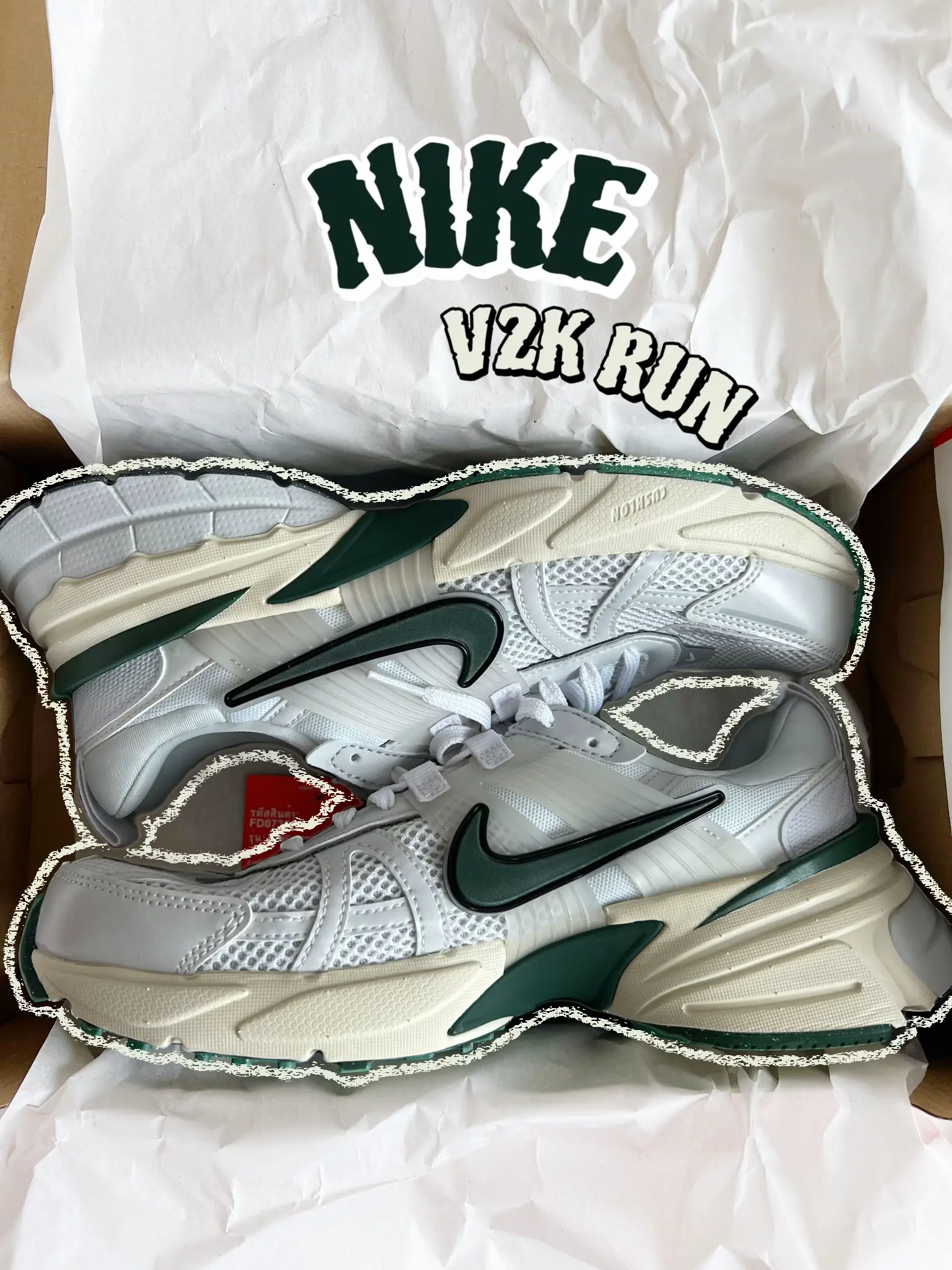 รองเท้านอกกระแส NIKE V2K RUN ราคาป้าย | แกลเลอรีที่โพสต์โดย SANDEE ...