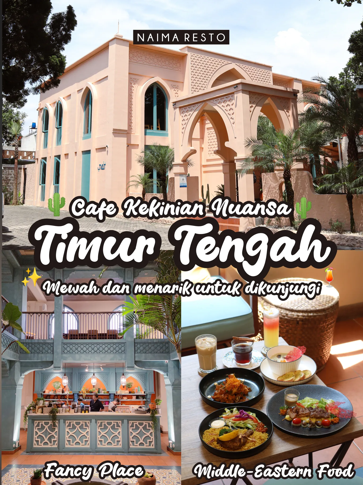 (MUST VISIT) CAFE BERNUANSA MIDDLE EASTERN BANDUNG | Galeri diposting oleh Origin Story | Lemon8