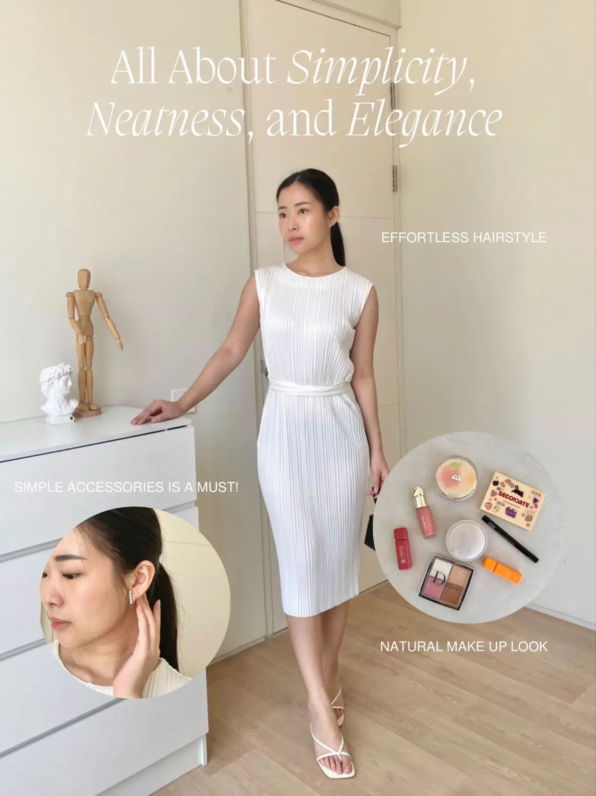 HOW TO ACHIVE CLEAN GIRL LOOK🌷🩰 | Galeri diposting oleh evelyn | Lemon8