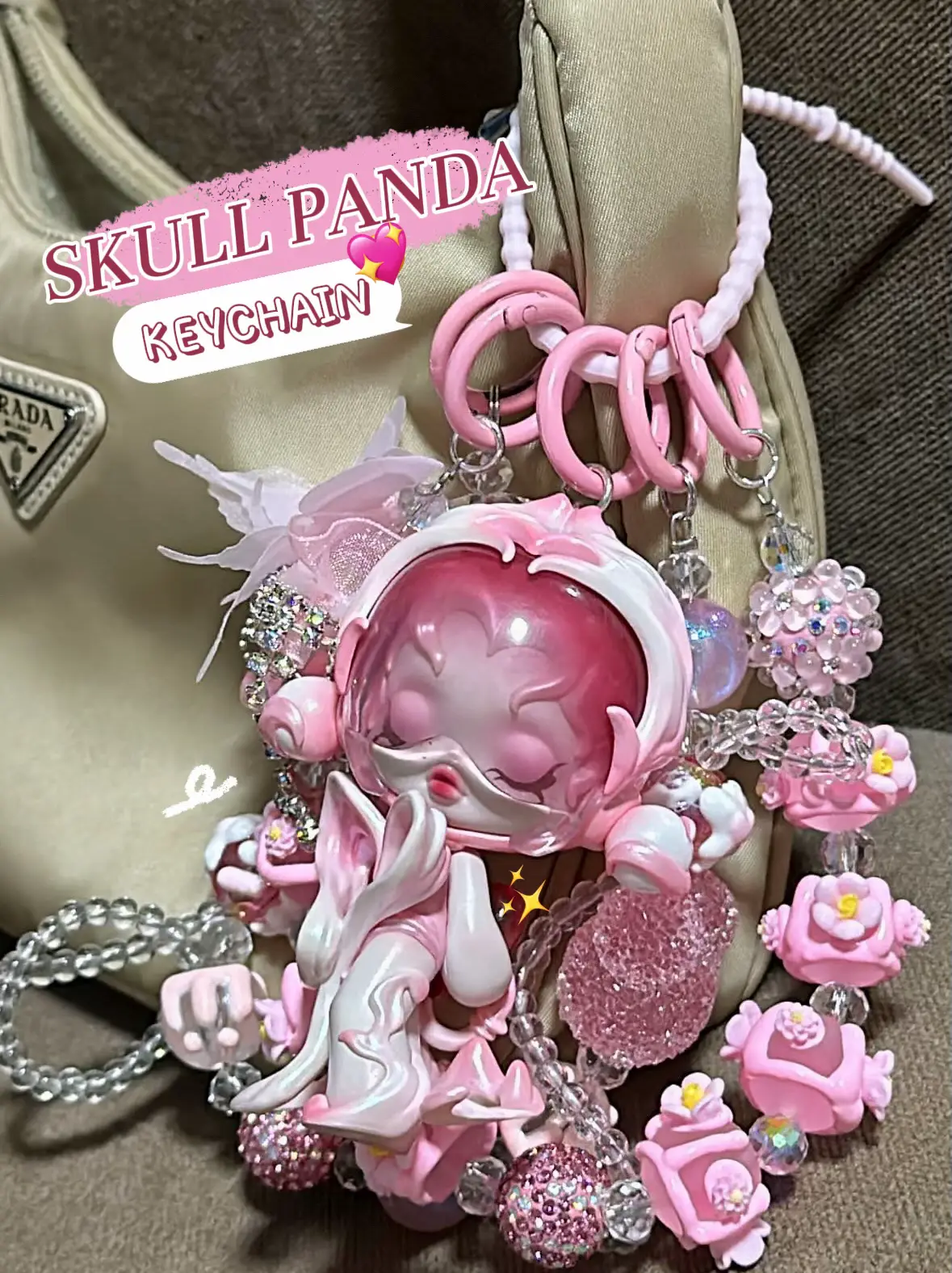 𐙚⋆.💖พวงกุญแจ SKULLPANDA ౨ৎ⋆ ｡˚₊⊹ | แกลเลอรีที่โพสต์โดย :may | Lemon8