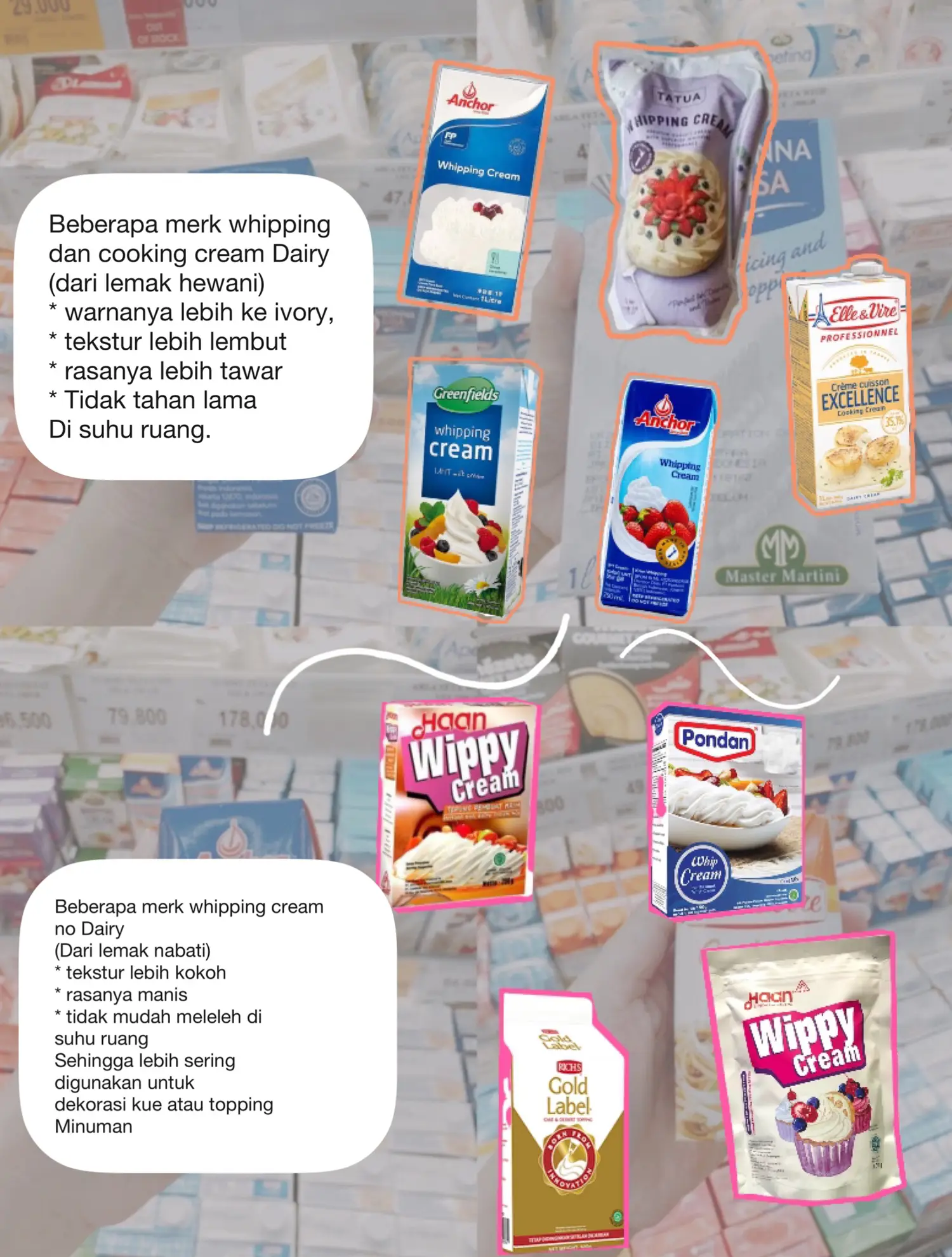 Kenali bedanya cooking cream dan Whipping cream! | Galeri diposting ...