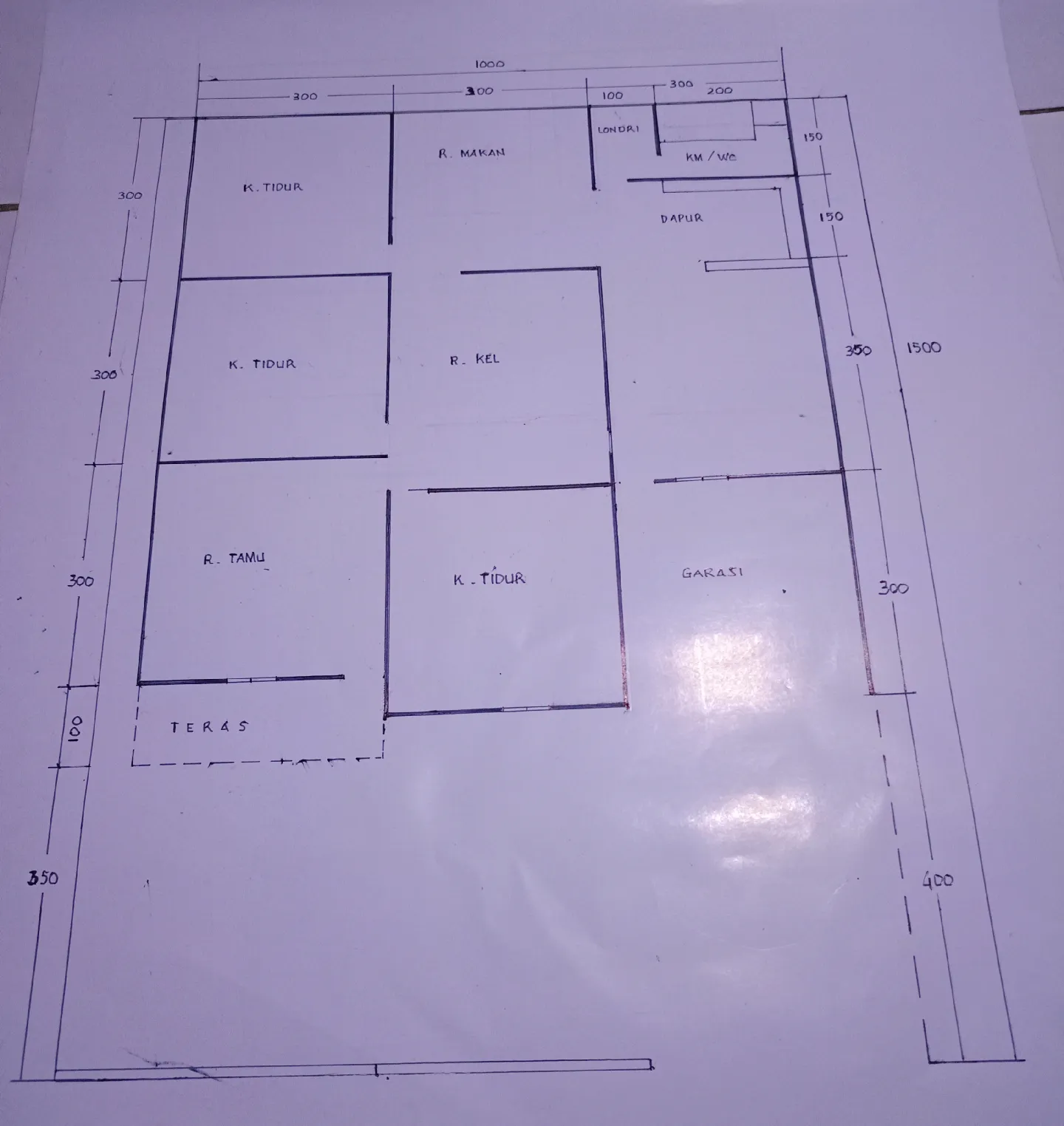 Denah Rumah 8x15 - Pencarian Lemon8
