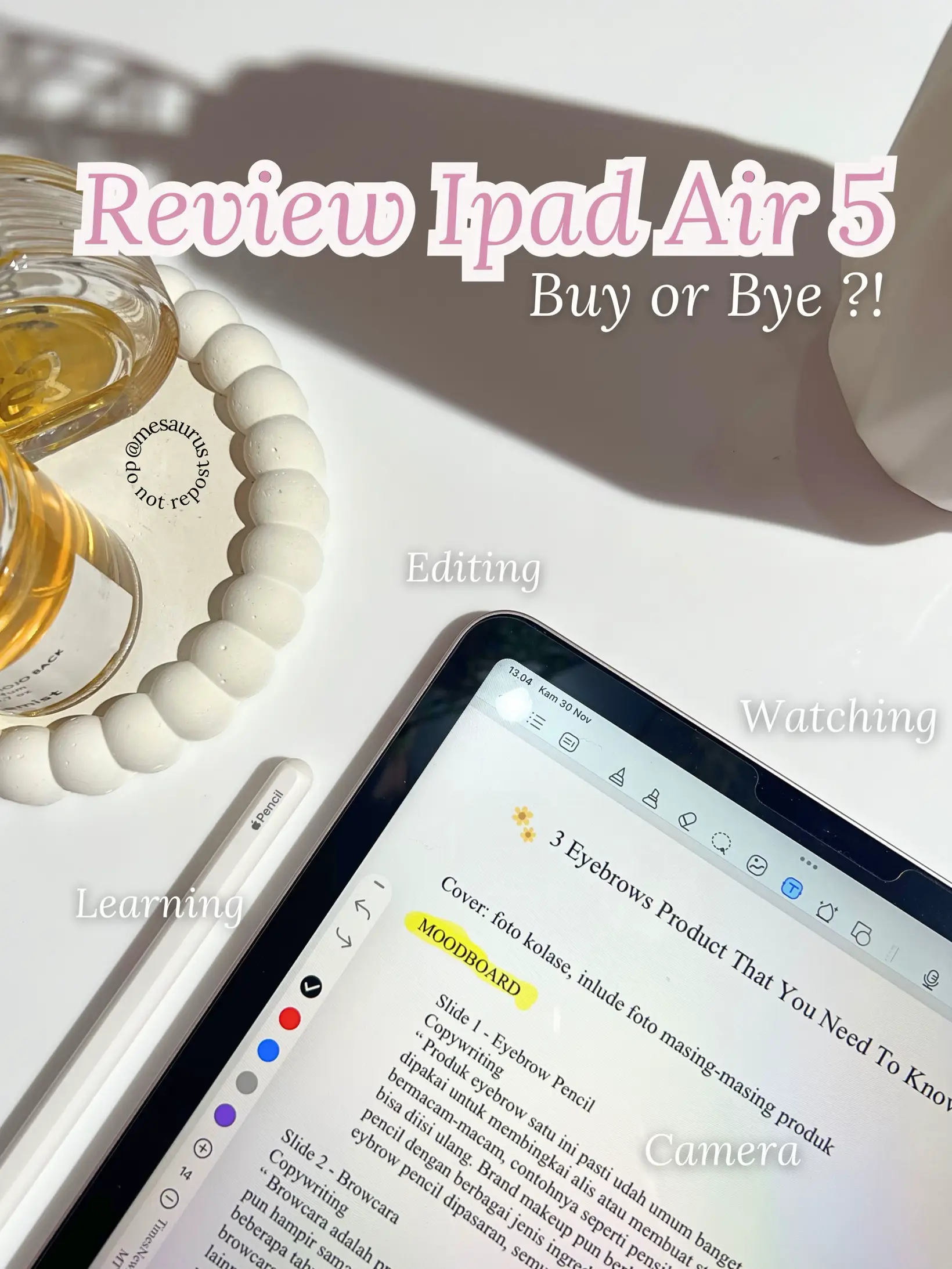 Ipad Air 5: JANGAN BELI KALAU CUMA BUAT NONTON | Galeri diposting oleh Mey | Lemon8