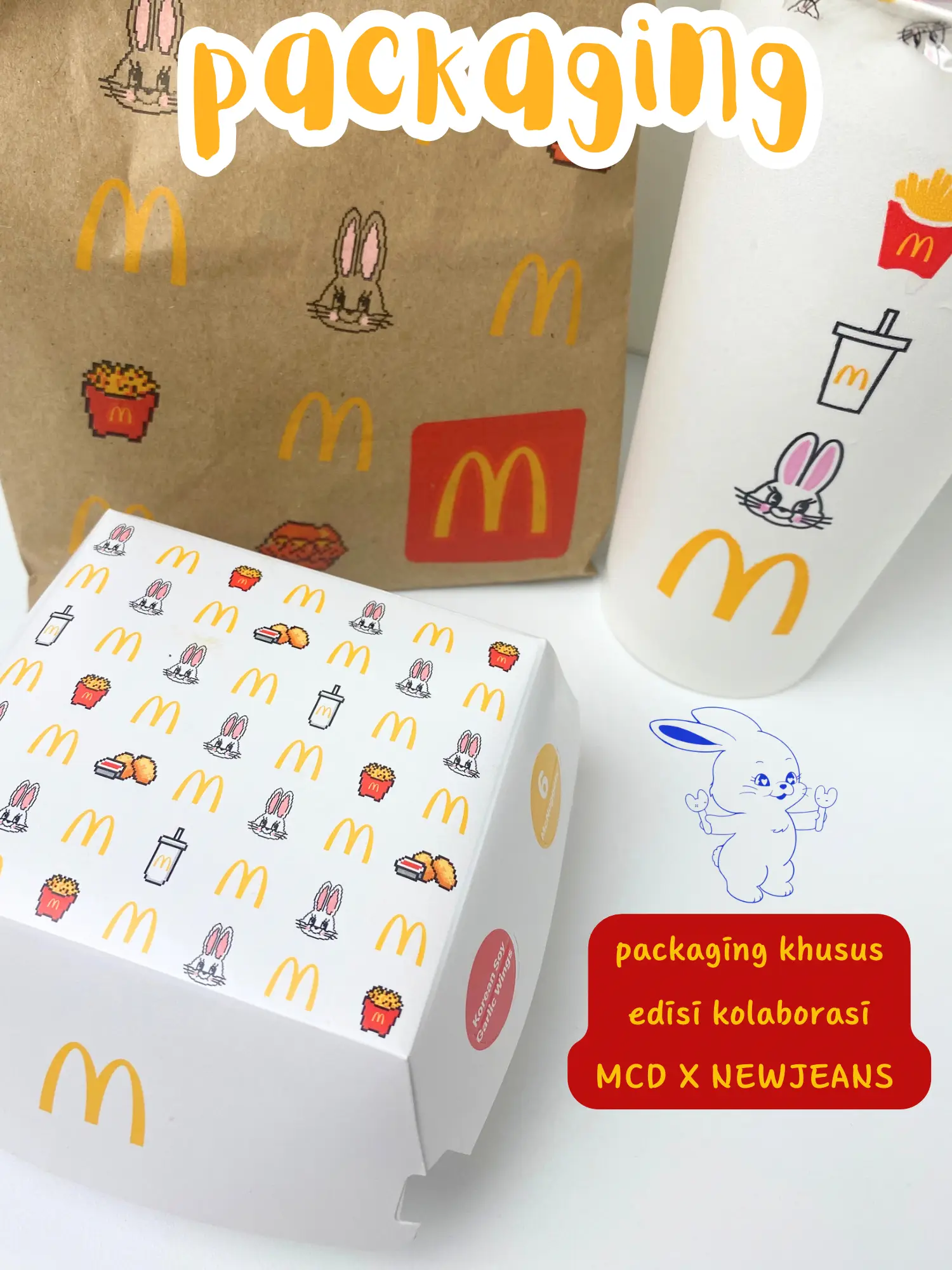 🐰 MCD X NEW JEANS! 🐰 | Gallery posted by safsaffa | Lemon8