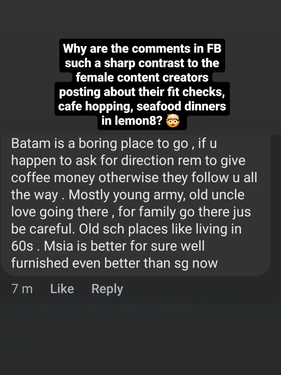 Batam - unsafe for solo female travellers?! | Gallery posted by Slacker.auntie | Lemon8