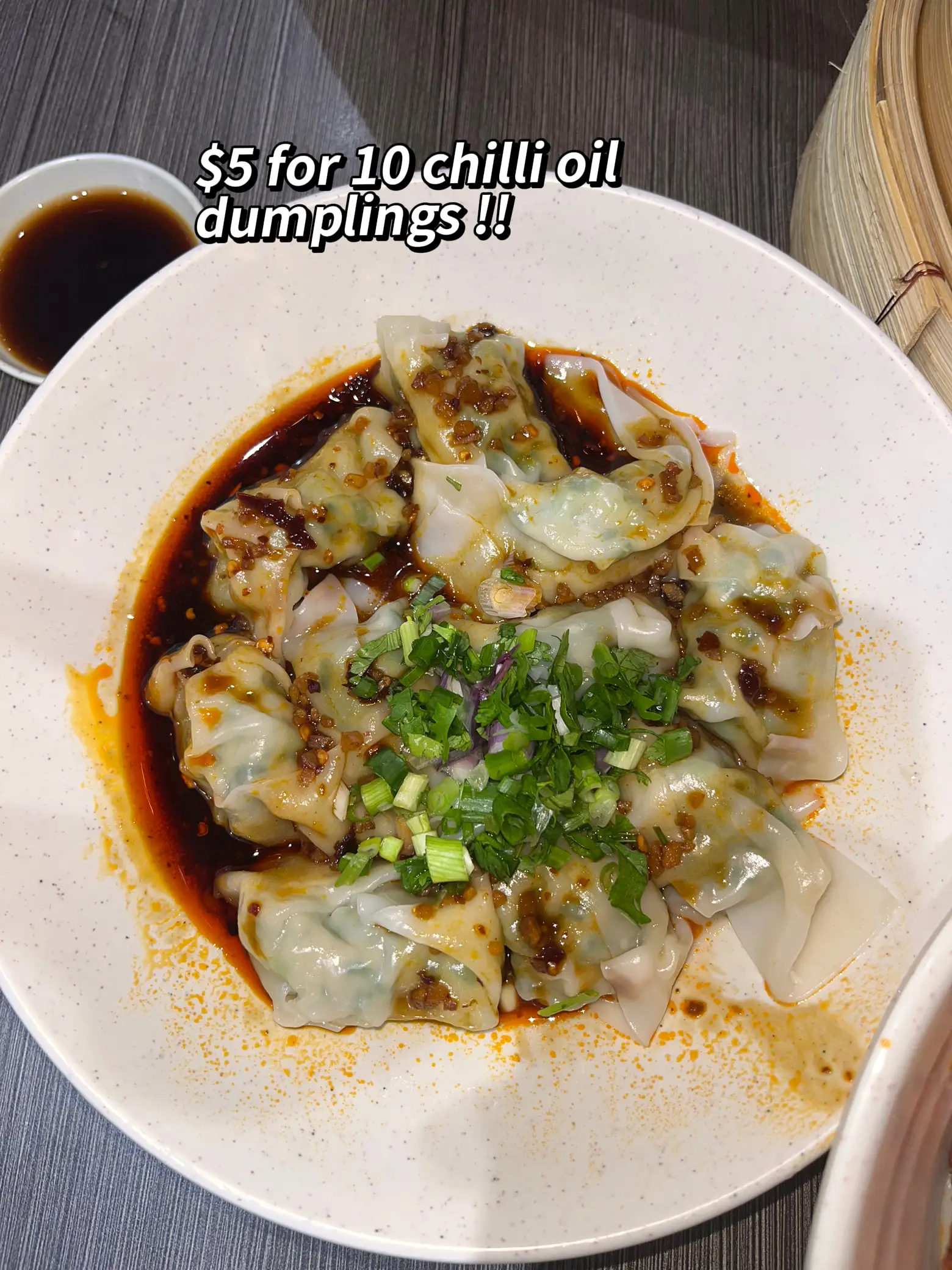 $5 for 10 chilli oil dumplings here?!! & HUGE XLB🤤 | Gallery posted by ...