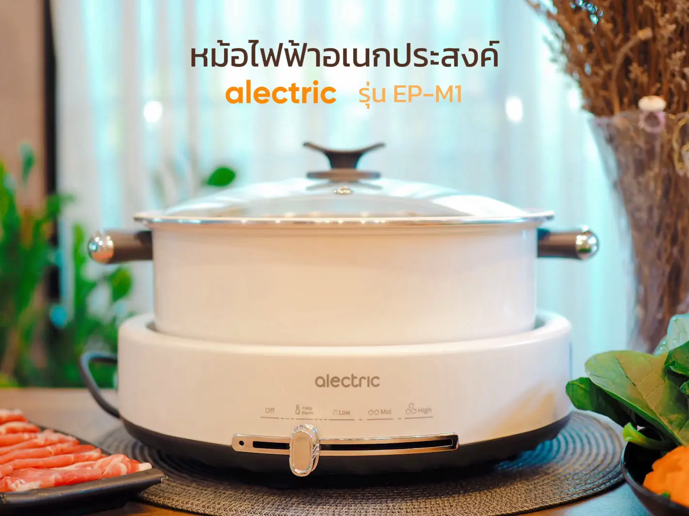 หม้อไฟฟ้าอเนกประสงค์ alectric รุ่น EP-M1 | แกลเลอรีที่โพสต์โดย มนุษย์แม่ขอแชร์ | Lemon8