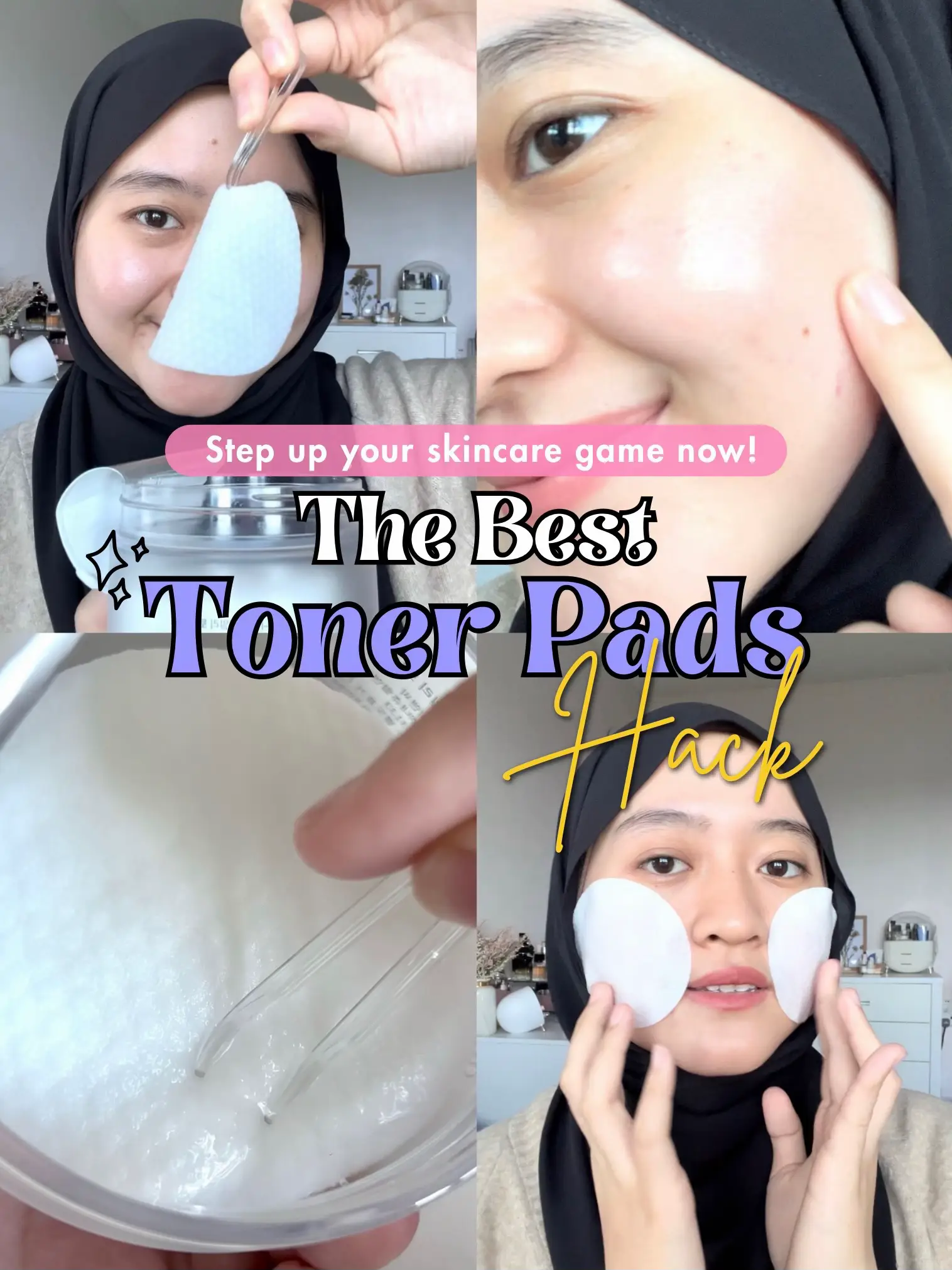 Toner Pad Hacks That Change My Skincare Game 🥰🍋 | วิดีโอที่เผยแพร่โดย lazada_my | Lemon8