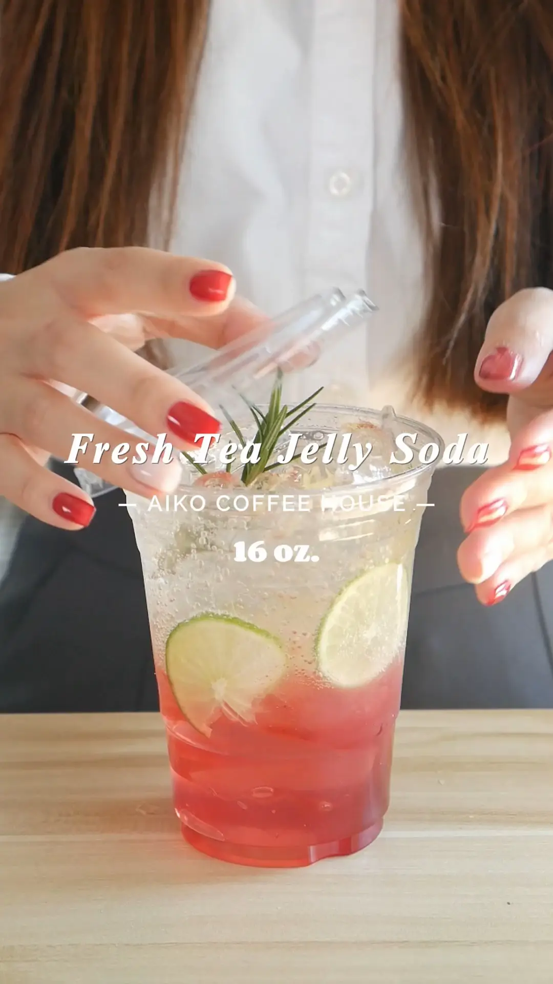 Fresh Tea Jelly Soda 🍋 | วิดีโอที่เผยแพร่โดย aiko.coffee | Lemon8