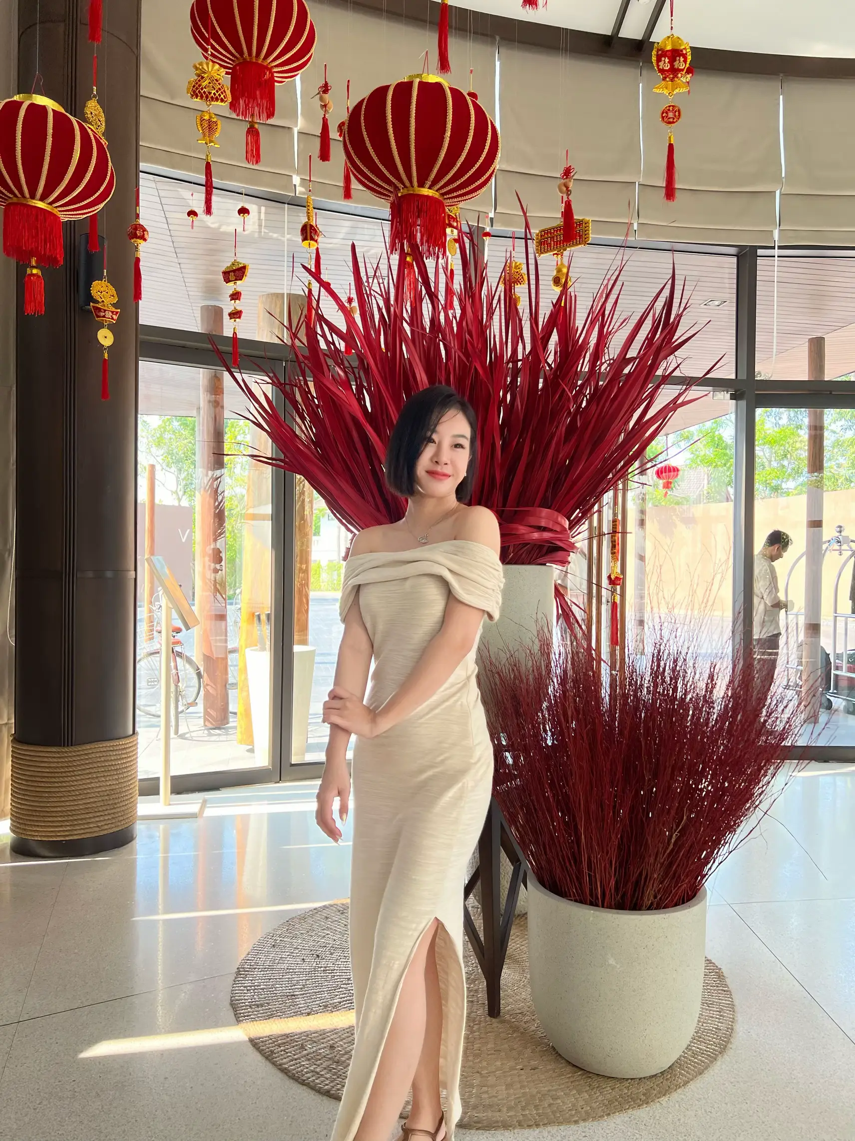 ไปงานแต่งลุคผมสั้น กับเดรสสีเรียบ 🤍🤍 | แกลเลอรีที่โพสต์โดย JaErn😋จะ ...