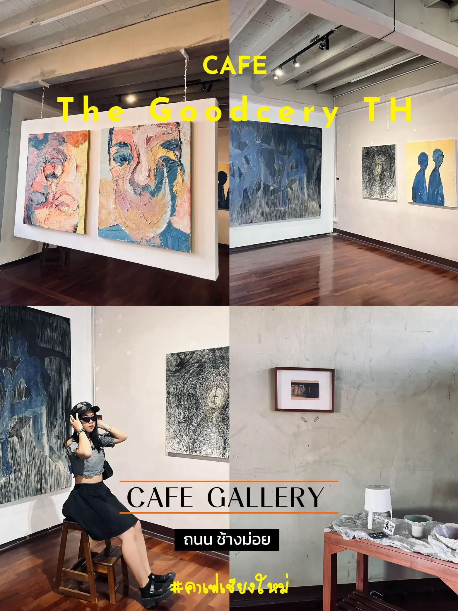 คาเฟ่ แนวแกลเลอรีเชียงใหม่ 🎨🍵 | แกลเลอรีที่โพสต์โดย Fazii Helena | Lemon8