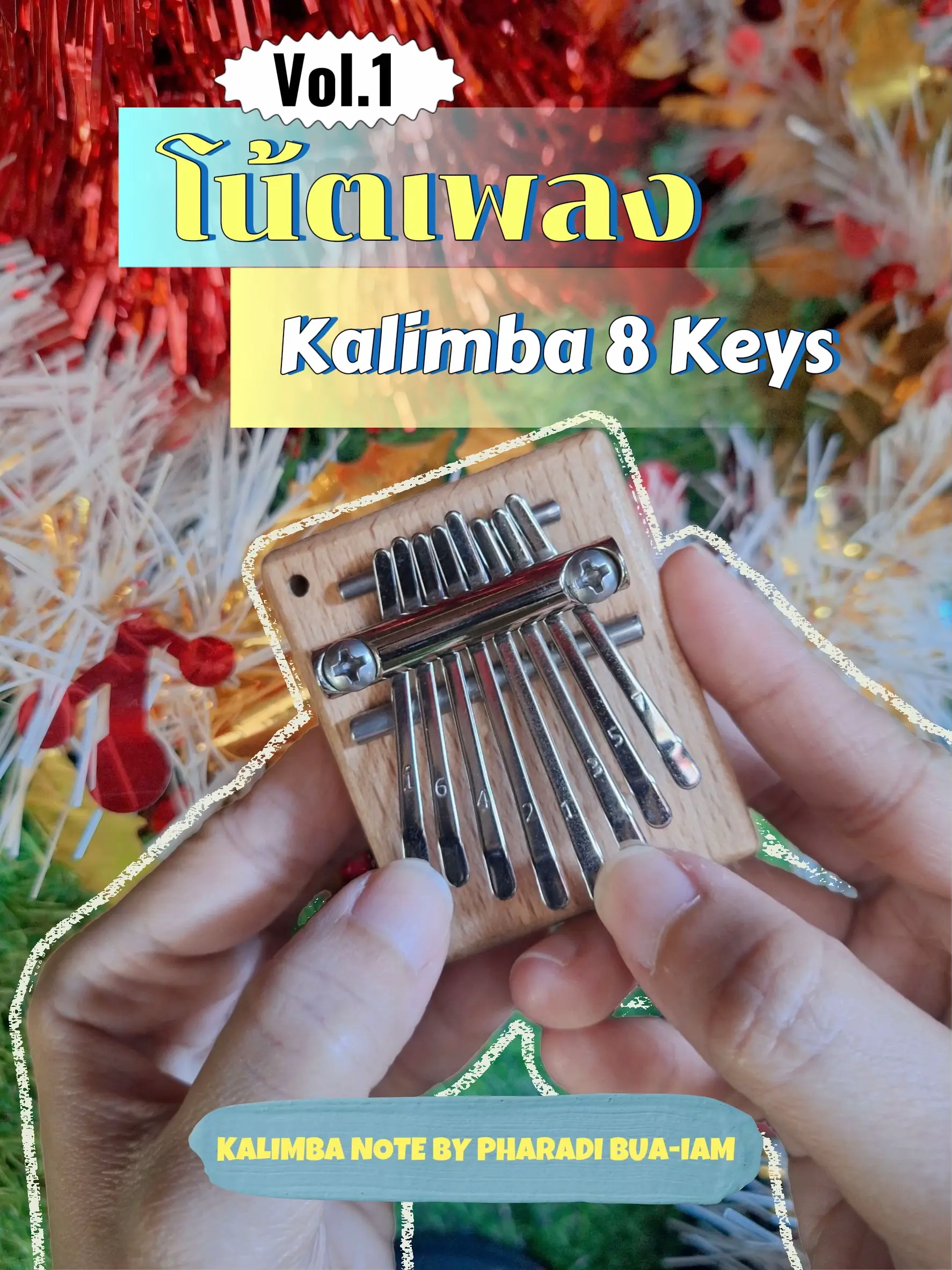 โน้ตเพลง Kalimba 8 Keys Vol.1 By PHARADI | แกลเลอรีที่โพสต์โดย PHARADI ...