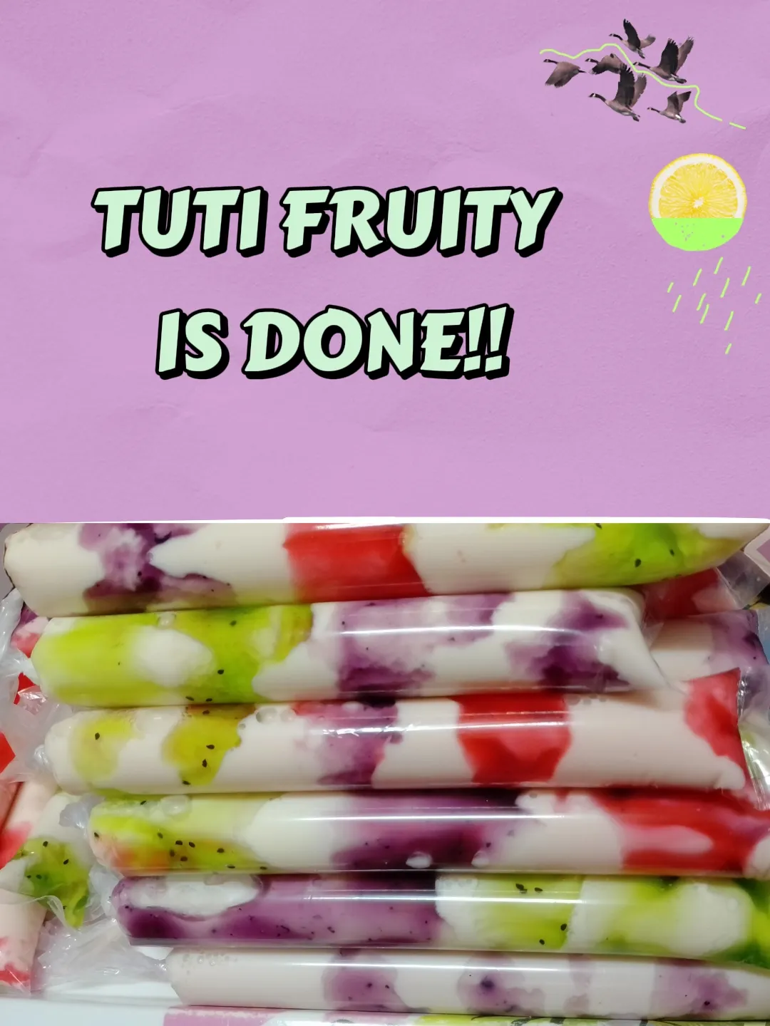 AISKRIM MALAYSIA TUTI FRUITY | Galeri disiarkan oleh cuha 🩷 | Lemon8