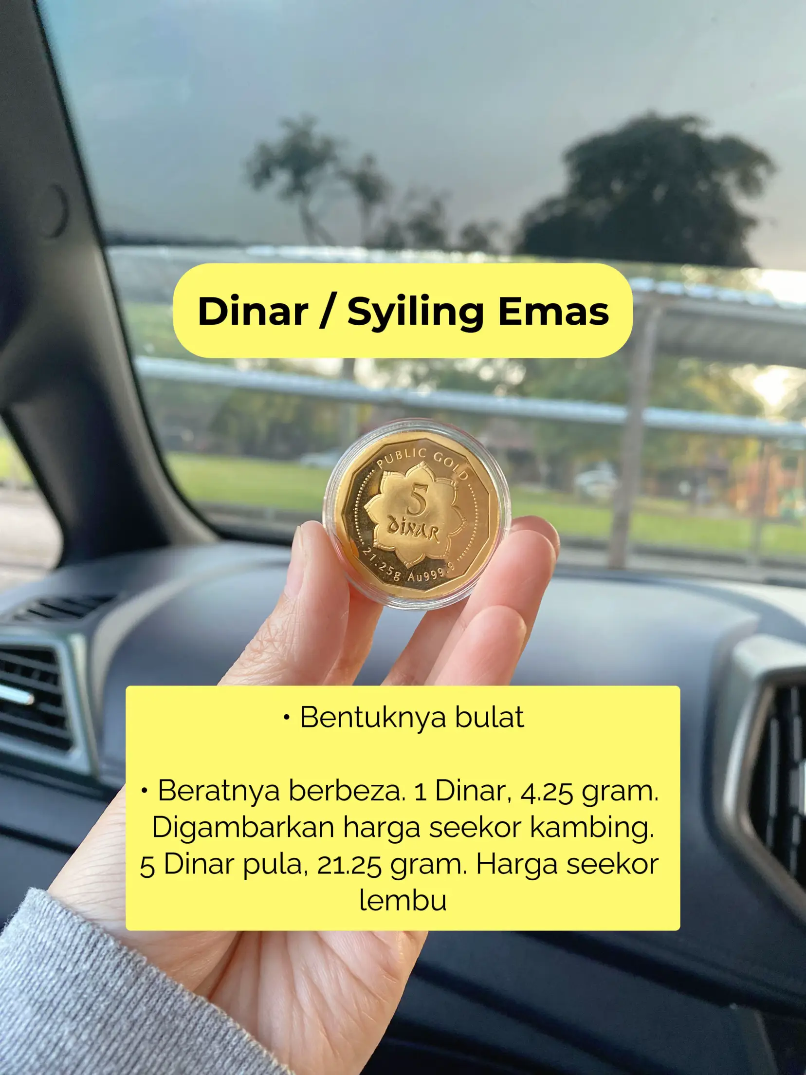 Senang je nak tahu beza Gold Bar dan Dinar ni! | Galeri disiarkan oleh ...