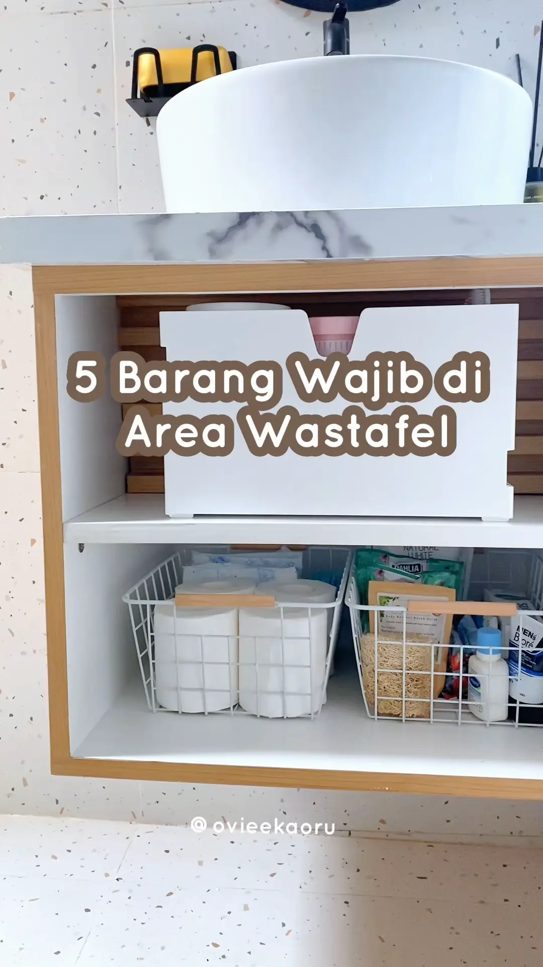 5 Barang yang wajib ada di area wastafel | Video dipublikasikan oleh @ovieekaoru | Lemon8