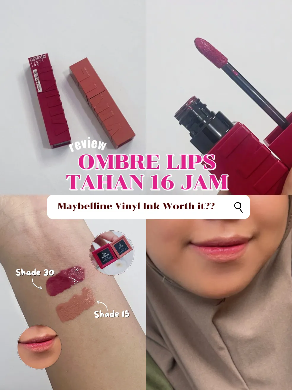 FAVOURITE OMBRE LIP TAHAN 16 JAM | Galeri diposting oleh Klee. | Lemon8