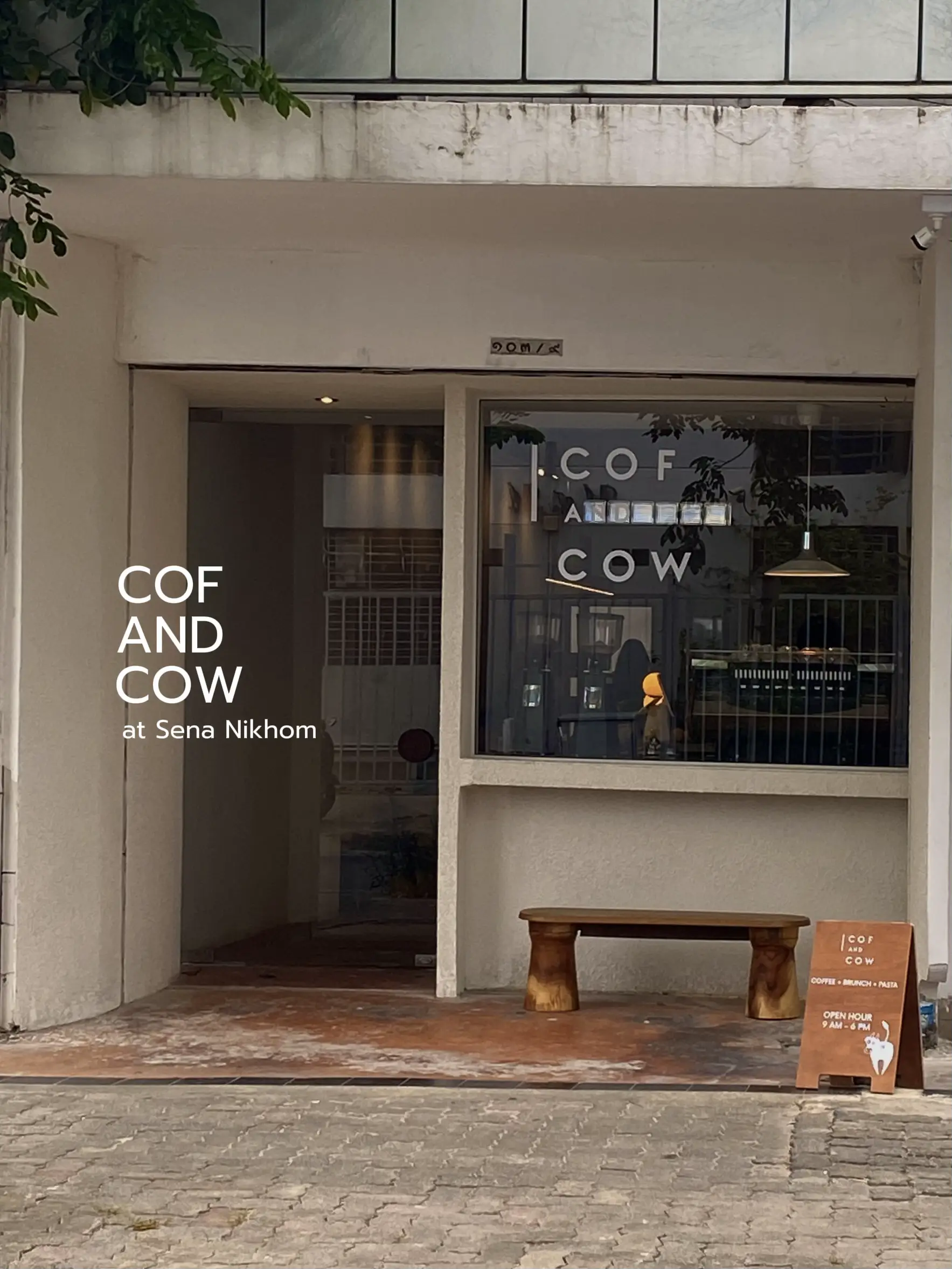 คาเฟ่เปิดใหม่ at เสนานิคม COF AND COW | แกลเลอรีที่โพสต์โดย Wnss | Lemon8