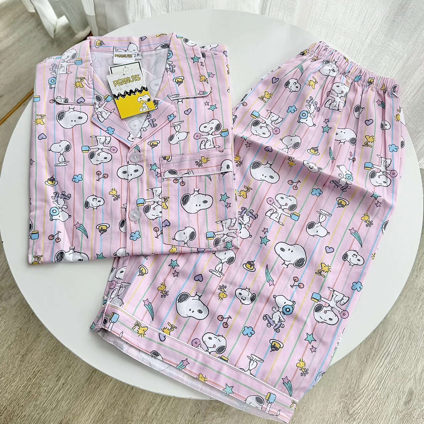➿☁️ชุดนอนสนูปปี้ Snoopy ลิขสิทธิ์แท้ ผ้าคอตตอนซาติน🪞 | แกลเลอรีที่โพสต์ ...