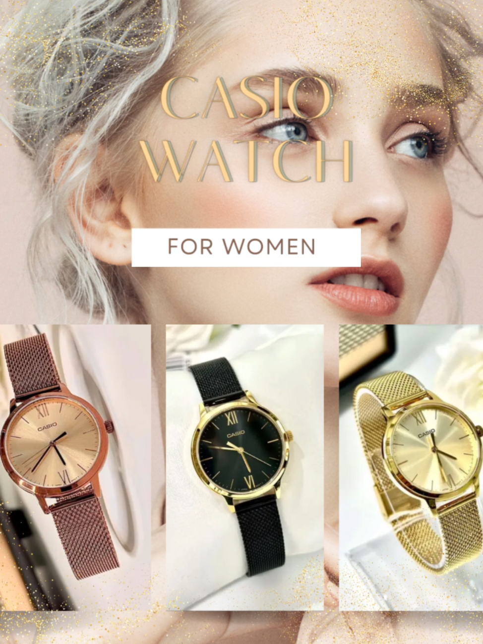 นาฬิกาผู้หญิง CASIO แท้100% | วิดีโอที่เผยแพร่โดย Alice | Lemon8