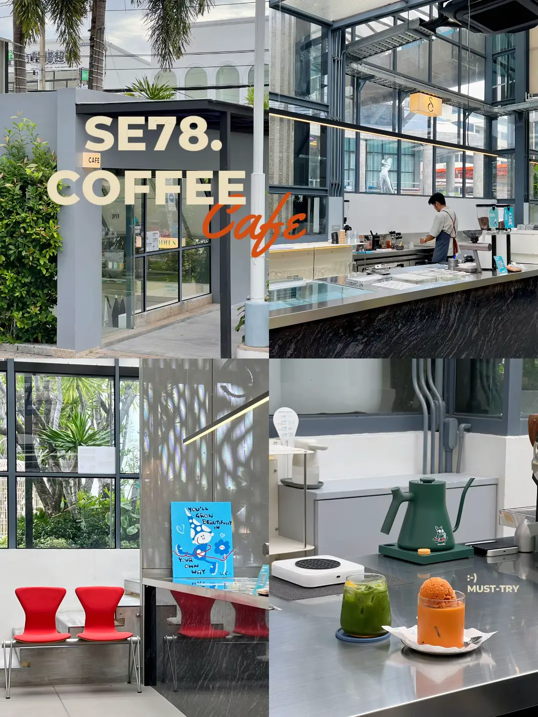 คาเฟ่พัทยา เปิดใหม่ หน้าอัลคาซ่า🪞 | แกลเลอรีที่โพสต์โดย m | Lemon8