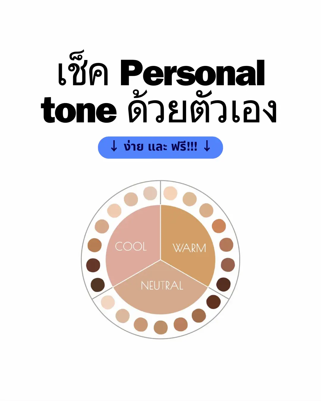 ㅡ cool tone & warm tone ดูยังไง ? 🪄🥣🍊 | แกลเลอรีที่โพสต์โดย 𝐻𝒪𝒩𝒢 | Lemon8
