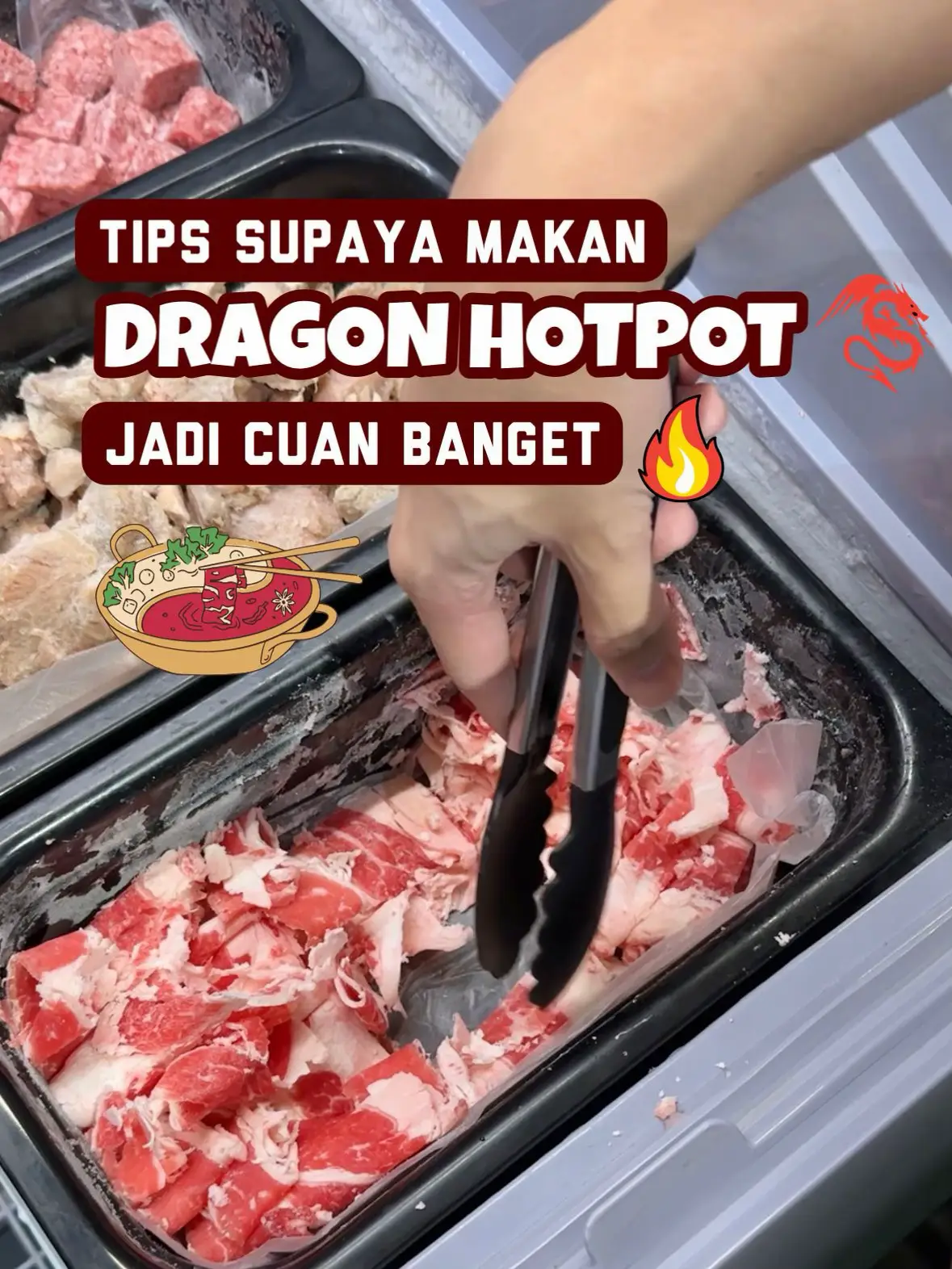 Tips supaya makan dragon hotpot makin cuan | Video dipublikasikan oleh micheleindrawan | Lemon8