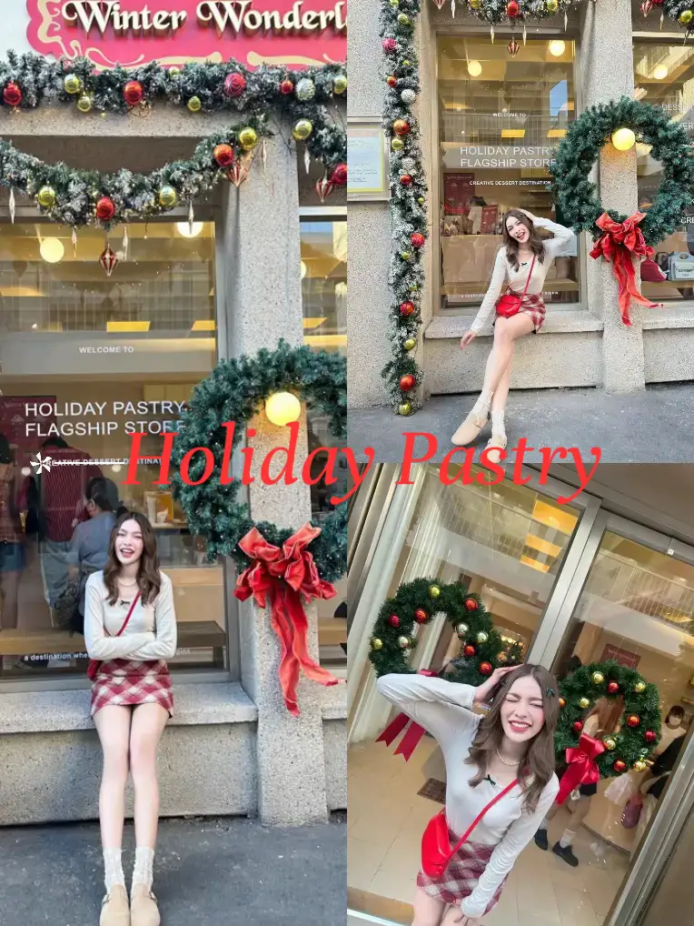 คาเฟ่ธีมคริสต์มาส2023🎄🎅🏻🦌🌟holiday pastary🔔 | แกลเลอรีที่โพสต์โดย Pornchita | Lemon8