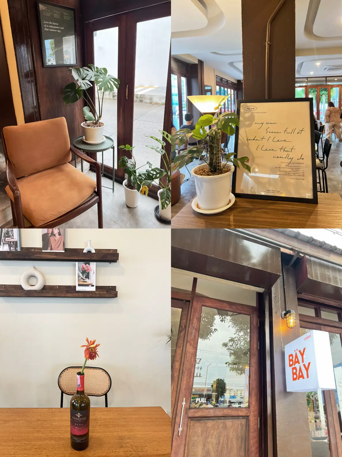 Cafe&Bar เปิดใหม่ บางแสน “Baybay.caff” แนบเมนูท้ายรูป | แกลเลอรีที่โพสต์โดย วิศวะพารีวิว | Lemon8