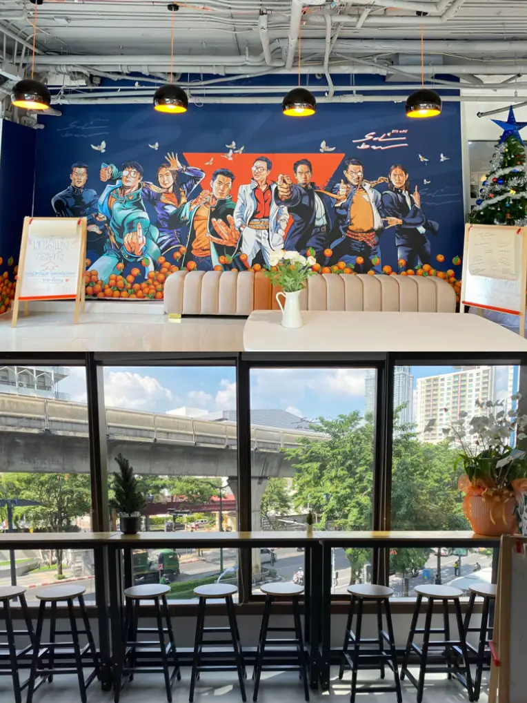 Sol Bar BTS Ari ☕️🍊 คาเฟ่พรรคก้าวไกล เปิดใหม่ย่านอารีย์ 🧡 | แกลเลอรีที่โพสต์โดย ArrayeeJourney🌷 ...