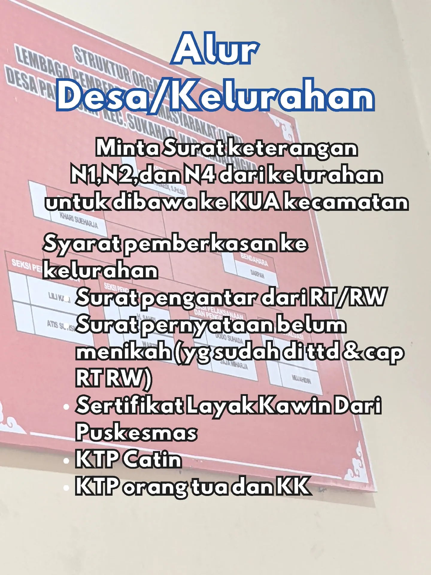 PENTING! CATIN WAJIB TAU ALUR BERKAS NIKAH 😍 | Galeri diposting oleh ...