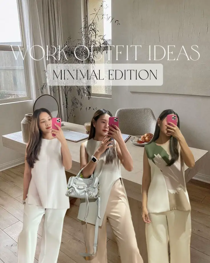 รวม Minimal Outfit Idea | 153cm แต่งตัวมินิมอลไปทำงาน | แกลเลอรีที่ ...