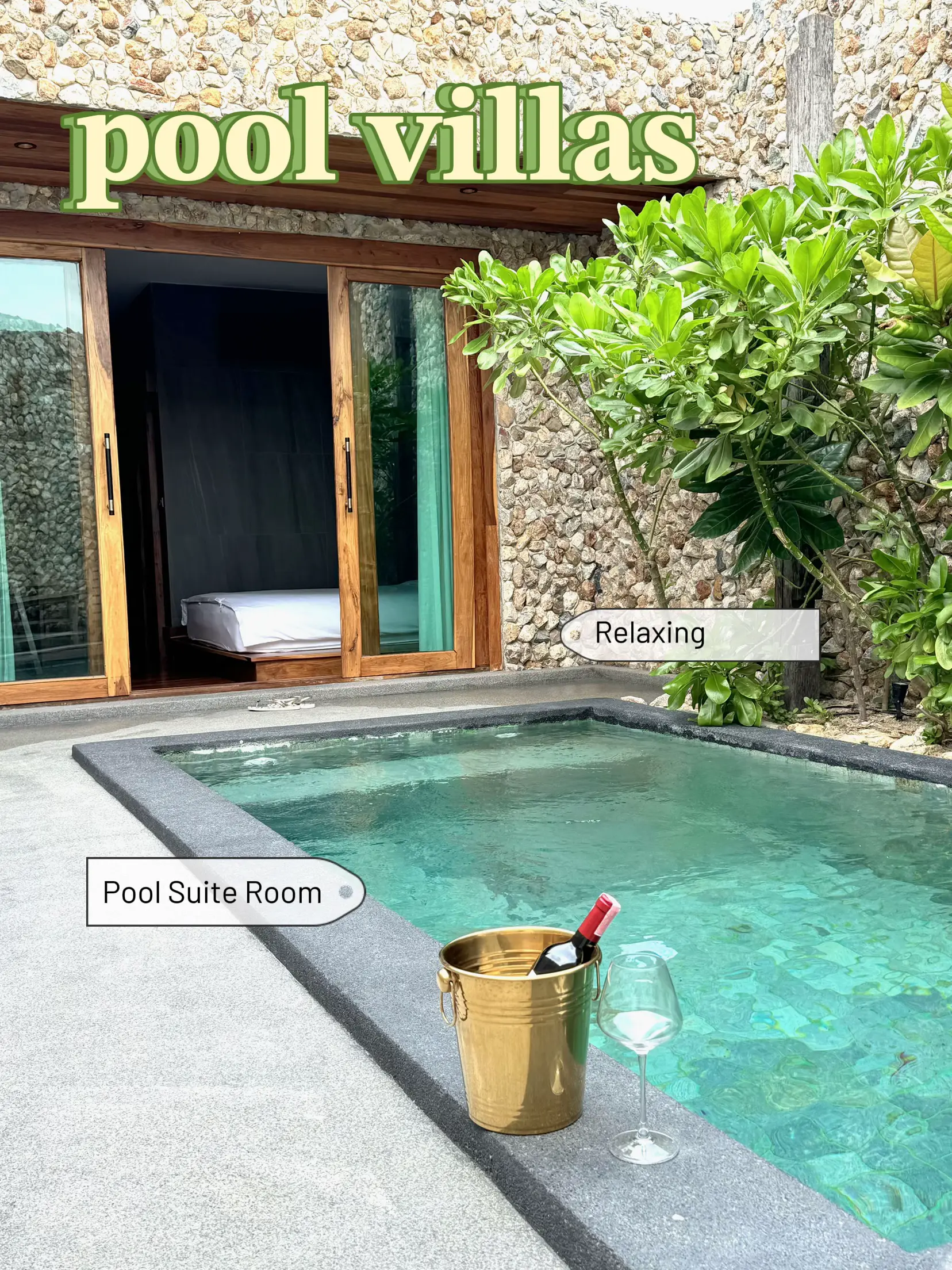 ที่พักพูลวิลล่า 2คน คนละ950฿ | แกลเลอรีที่โพสต์โดย Nsix | Lemon8