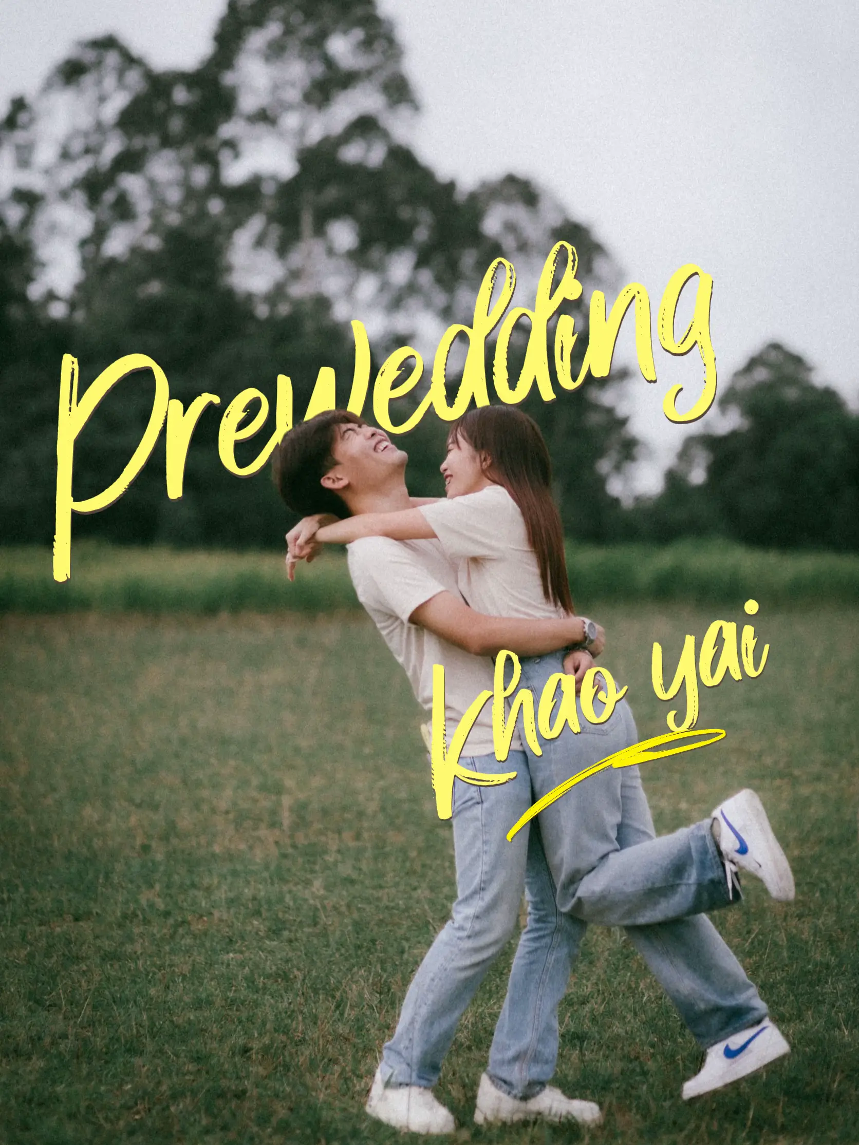 ถ่ายพรีเวดดิ้ง สไตล์มินิมอล ที่อุทยานแห่งชาติเขาใหญ่ | แกลเลอรีที่โพสต์โดย Chawin | Lemon8