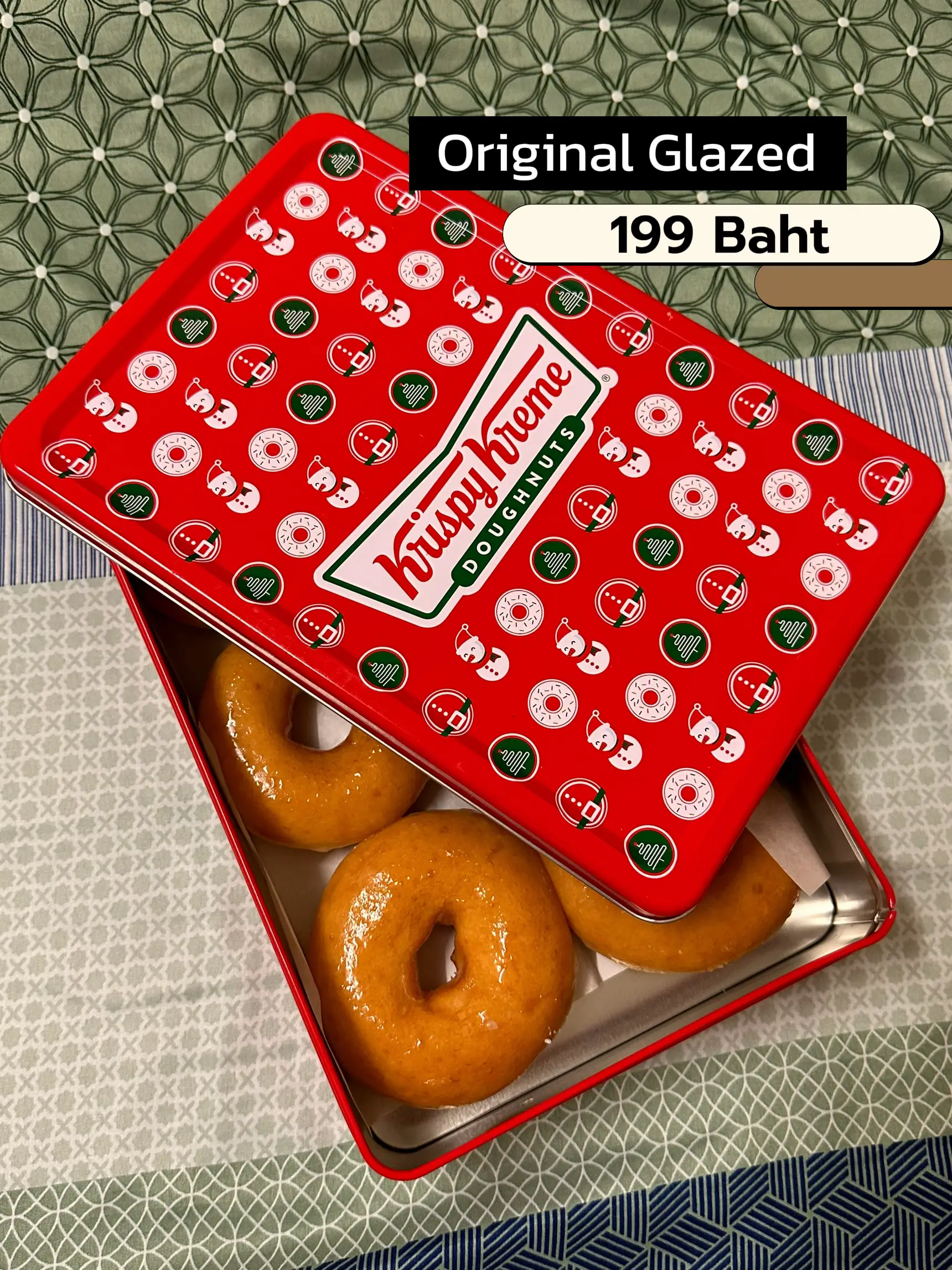 กล่องเหล็กลายใหม่ Krispy Kreme | แกลเลอรีที่โพสต์โดย MeCHERstories | Lemon8