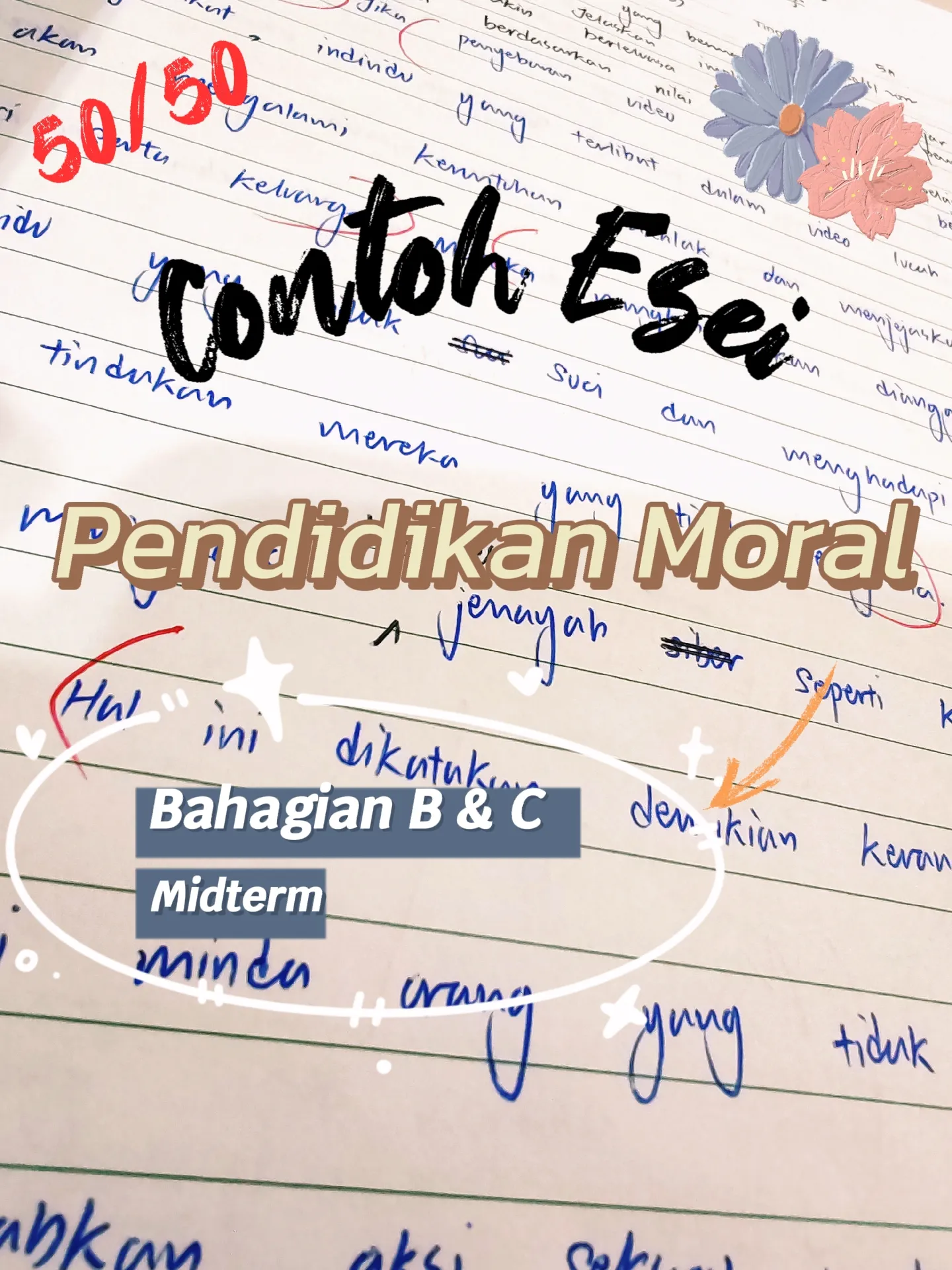 Contoh Esei Pendidikan Moral (Full Marks) | Galeri disiarkan oleh Lian 💖 | Lemon8