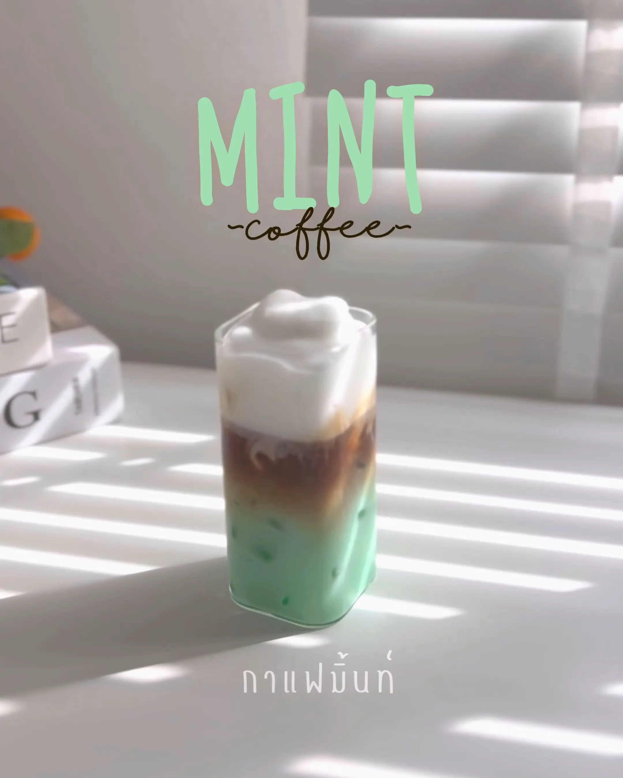 Mint Coffee 🌲 | วิดีโอที่เผยแพร่โดย Micasa_n_cafe | Lemon8