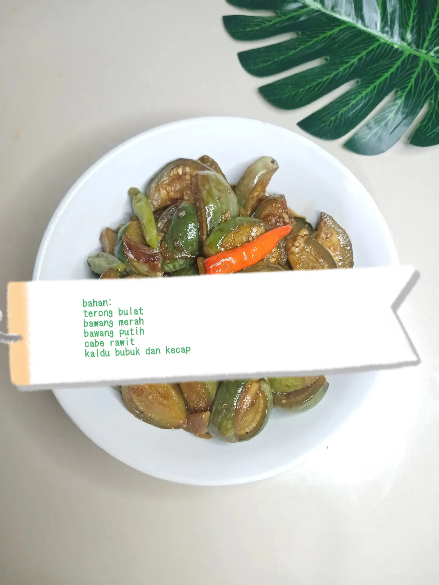 TUMIS TERONG SIMPLE | Galeri diposting oleh Gyaaa | Lemon8