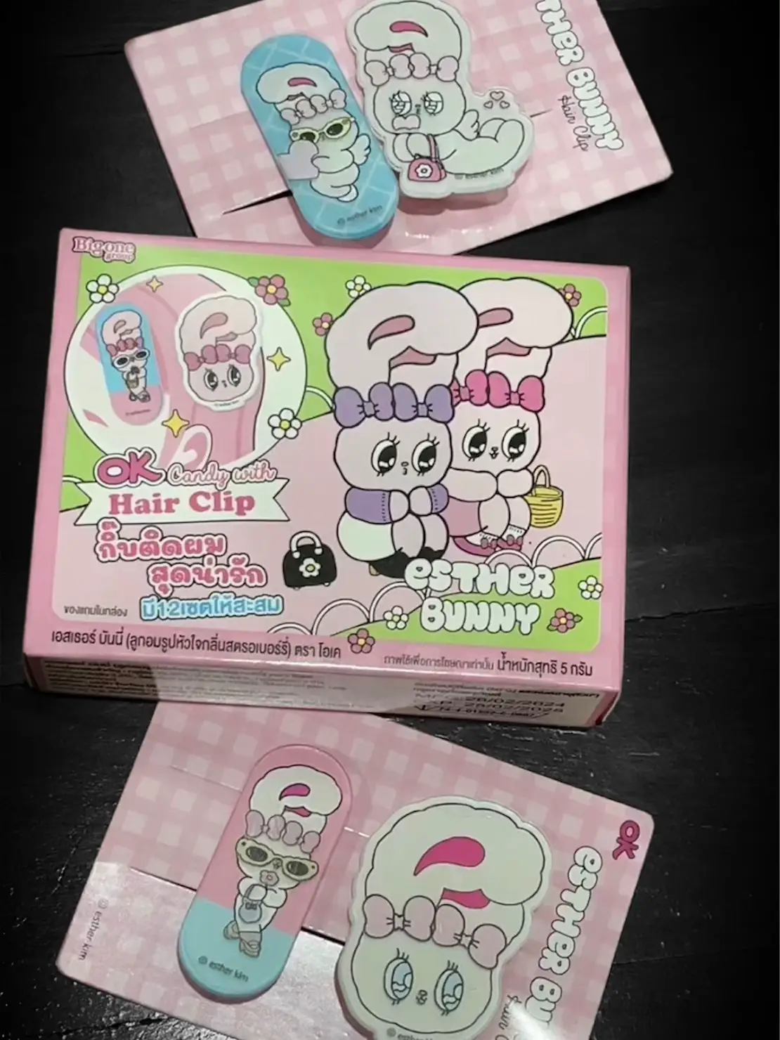 รีวิว กิ๊บติดผม Esther Bunny ครบทุกแบบ | วิดีโอที่เผยแพร่โดย TOTO | Lemon8