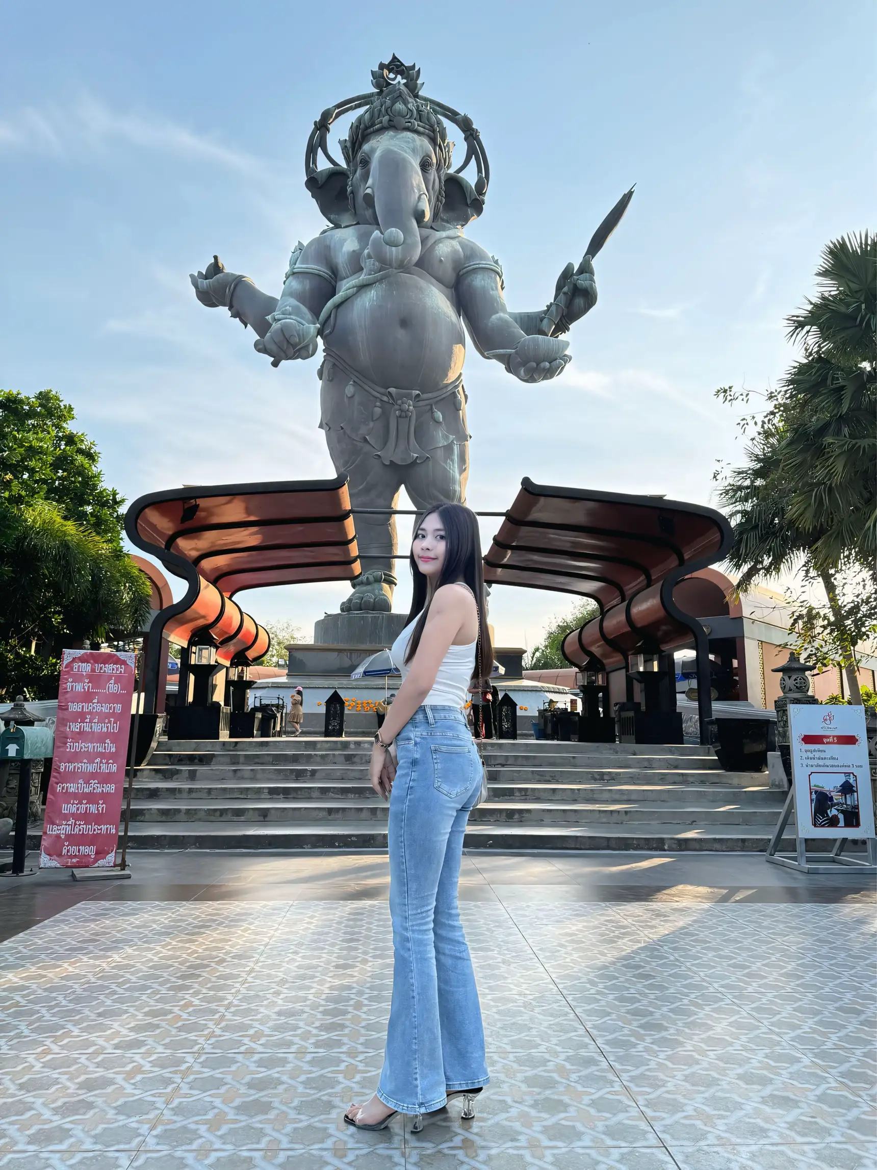 กราบขอพร พระพิฆเนศ จ. ฉะเชิงเทรา | แกลเลอรีที่โพสต์โดย so.da_2 | Lemon8