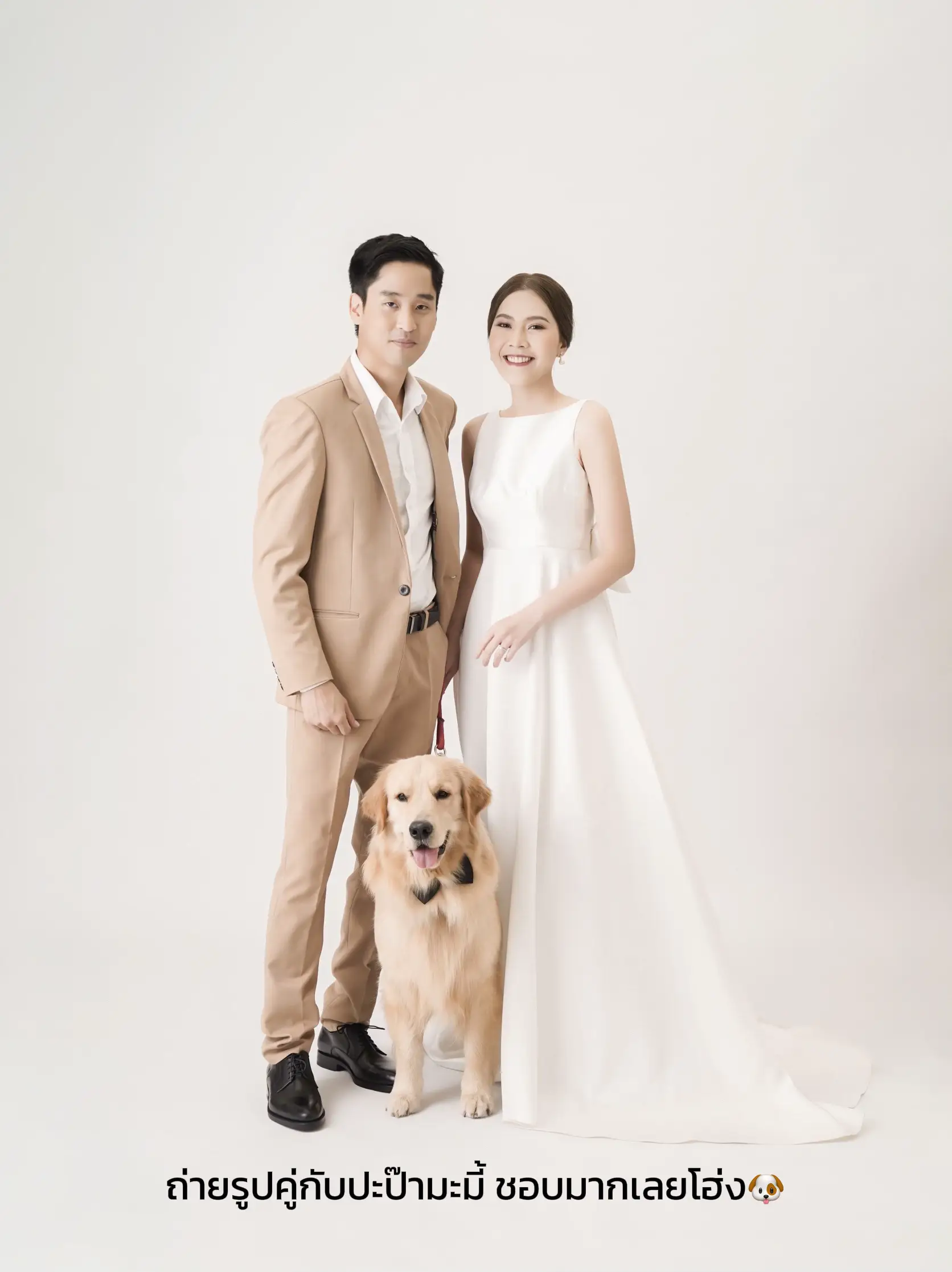 ถ่ายรูปพรีเวดดิ้งกับน้องหมา | แกลเลอรีที่โพสต์โดย ployy | Lemon8