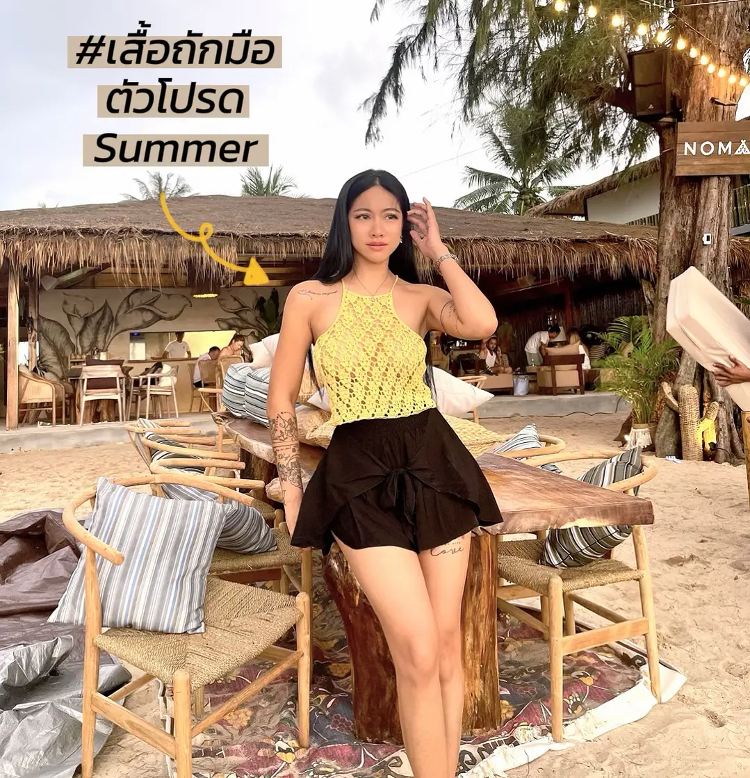 #เสื้อถักมือตัวโปรดSummer | แกลเลอรีที่โพสต์โดย RAYA BEST | Lemon8