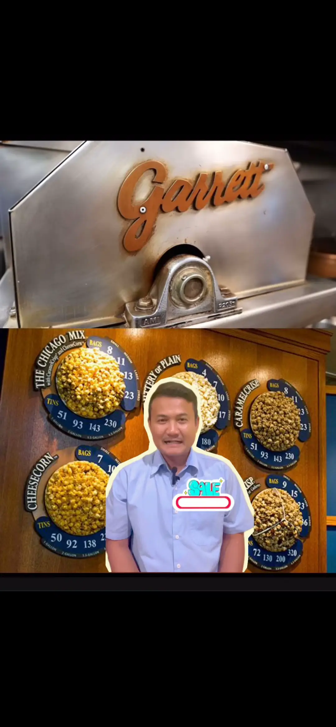 Garrett Popcorn เจ้าของสมยา ป๊อปคอร์น ไฮโซ | วิดีโอที่เผยแพร่โดย Dinstorytelling | Lemon8