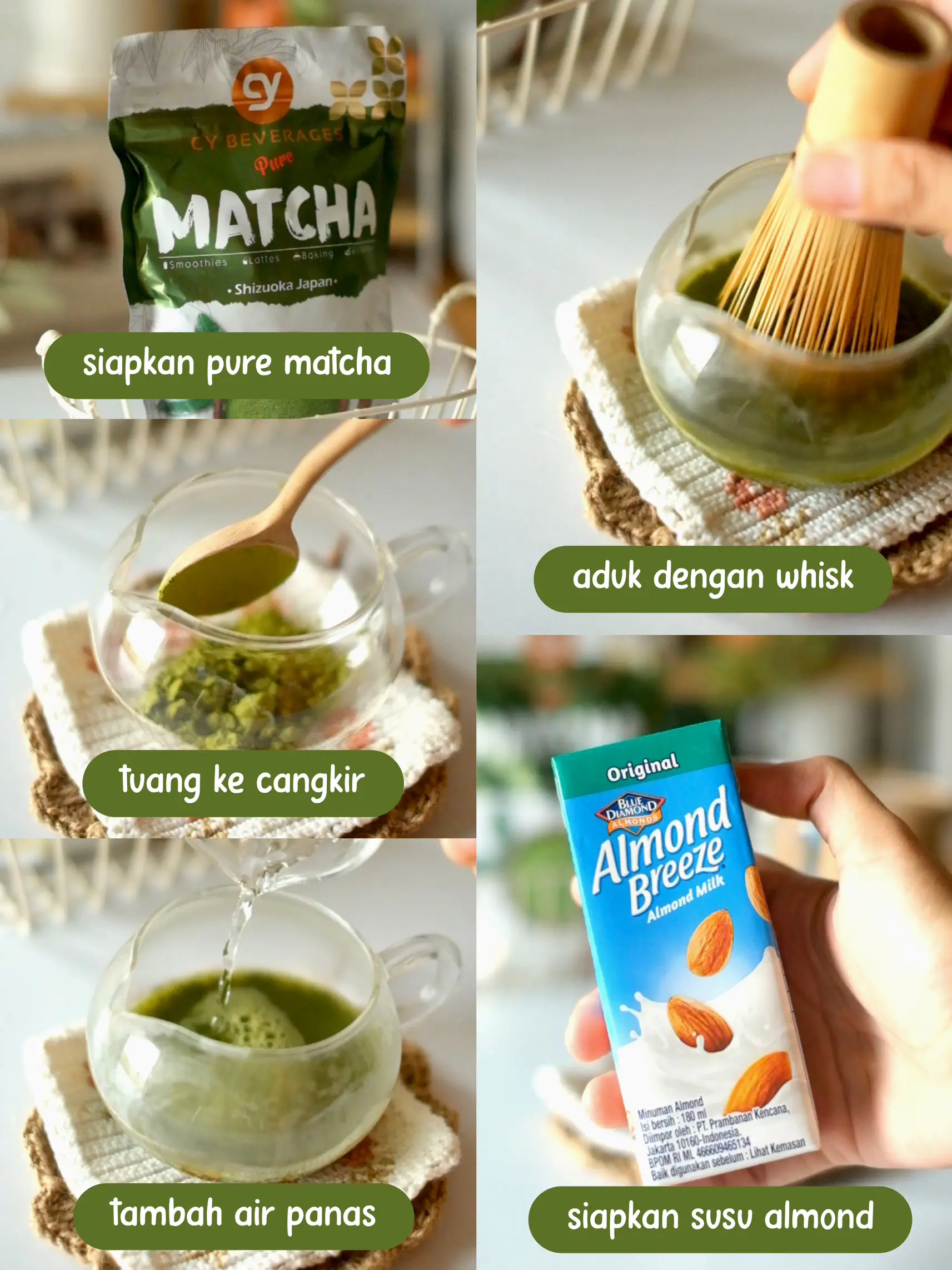 BIKIN PLANT BASED MATCHA LATTE, ENAK DAN SEHAT ‼️🌱😍 | Galeri diposting ...